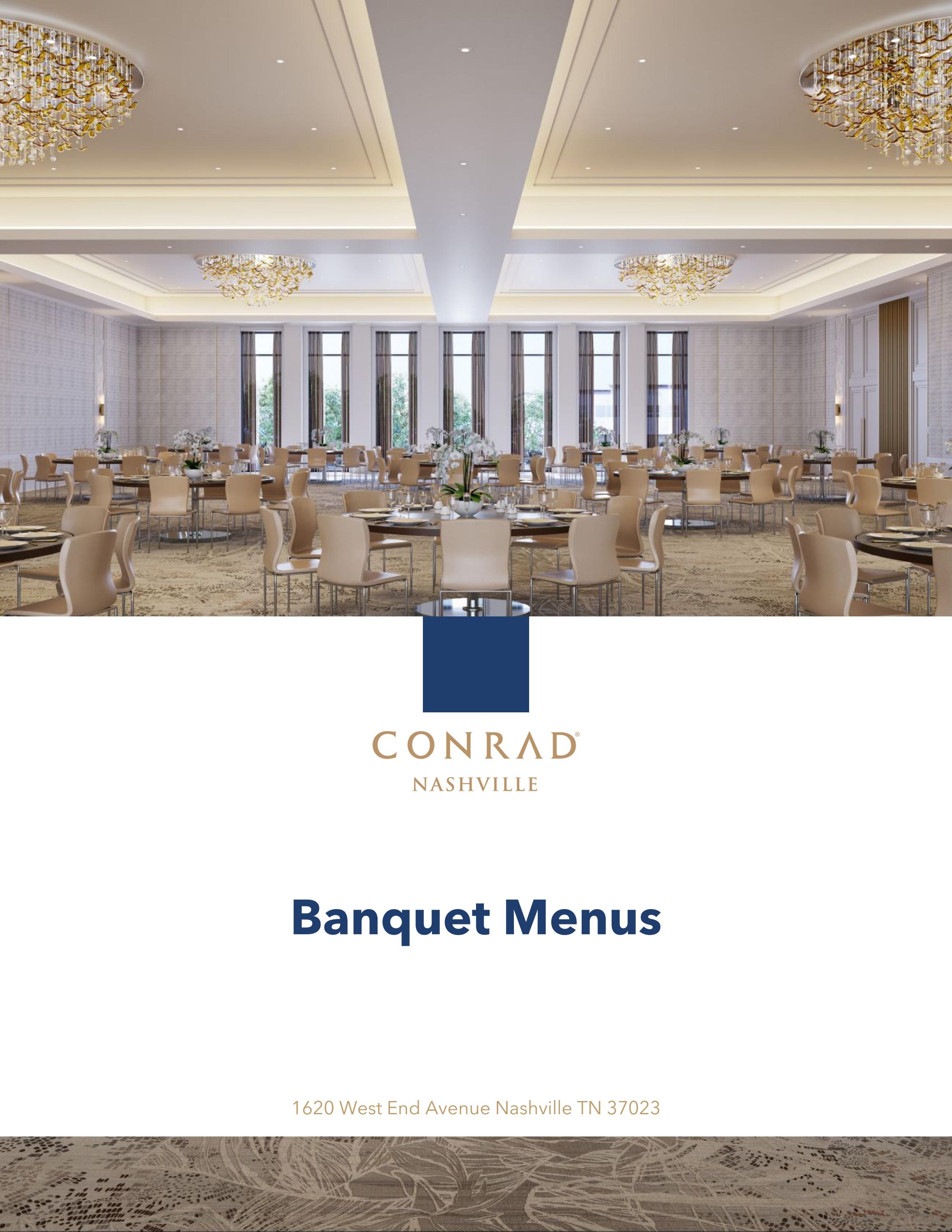Banquet Menu by ConradNashville - Issuu