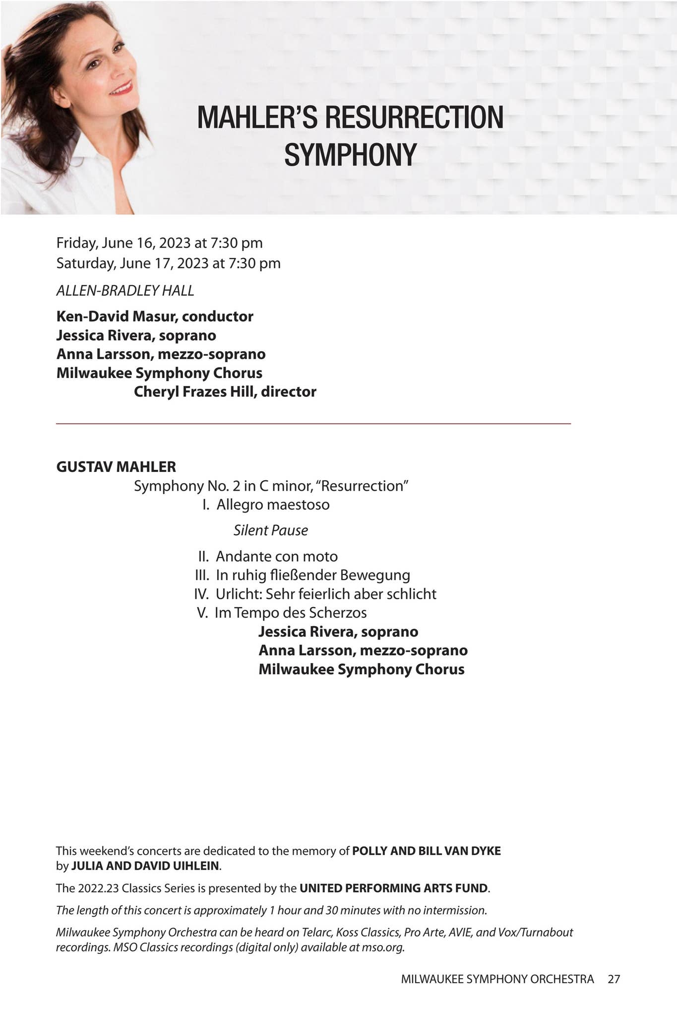 MAHLER’S RESURRECTION SYMPHONY by Milwaukee Symphony Orchestra - Issuu