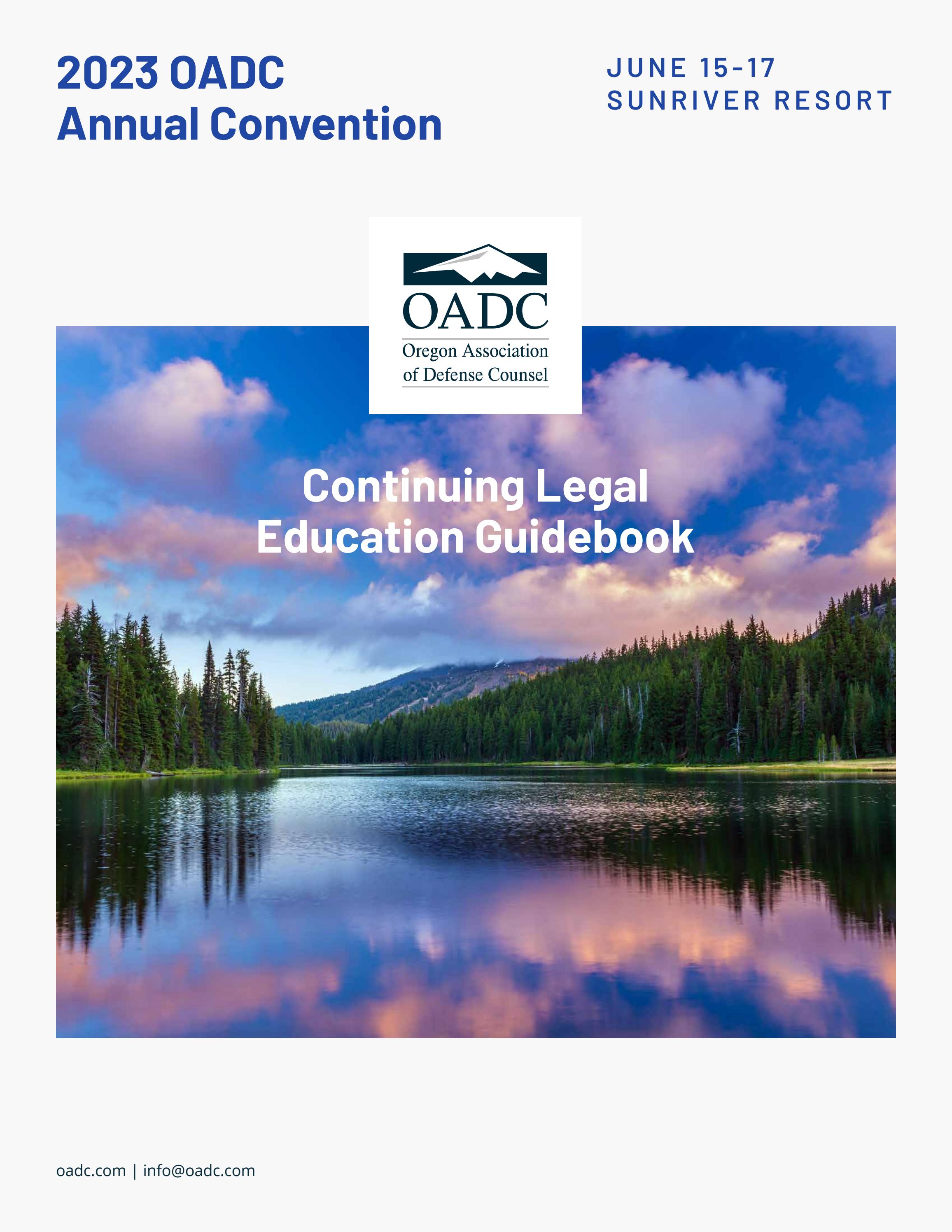 2023 OADC Convention CLE Book by oadccle - Issuu