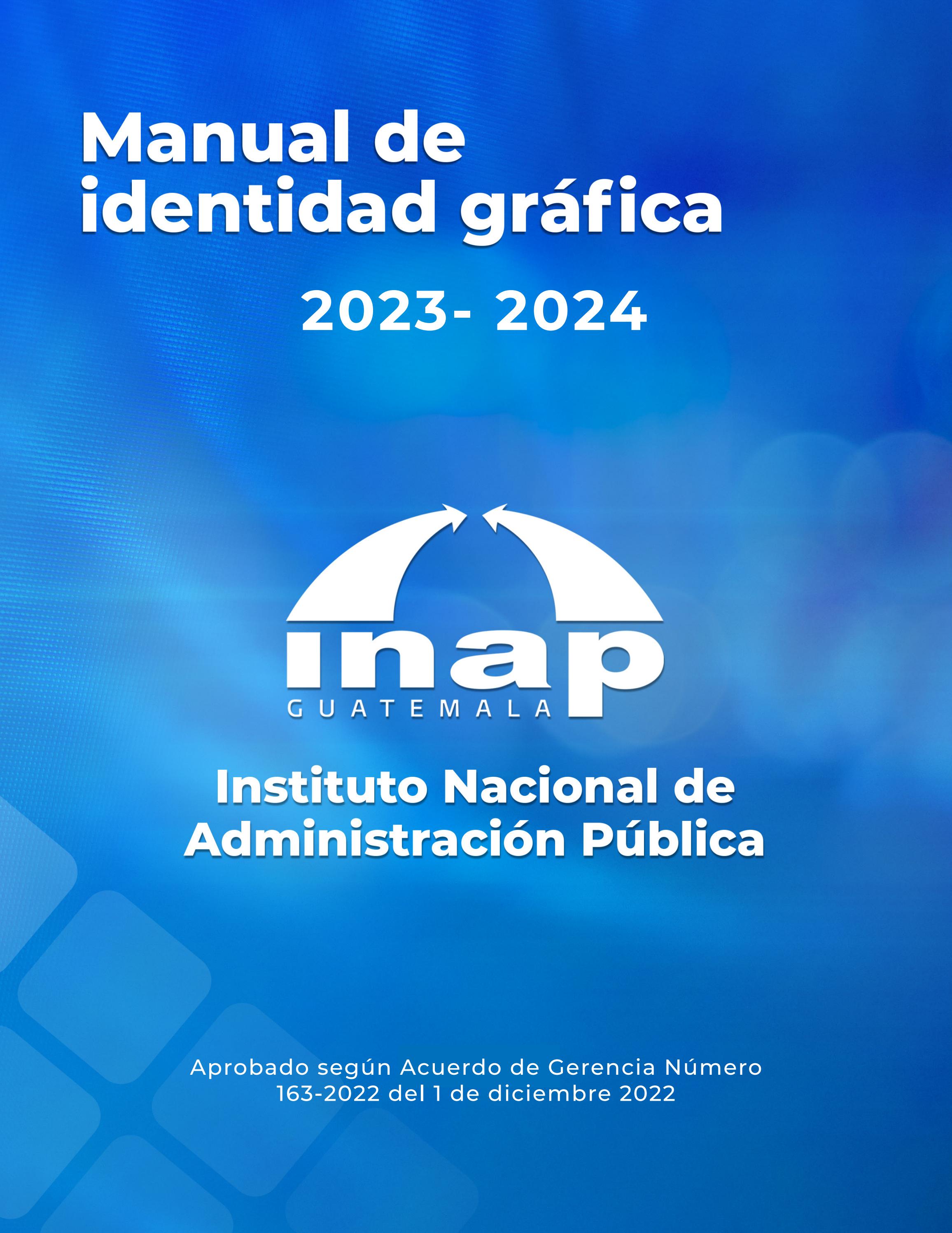 Manual de identidad gráfica 2023-2024 by Instituto Nacional de ...