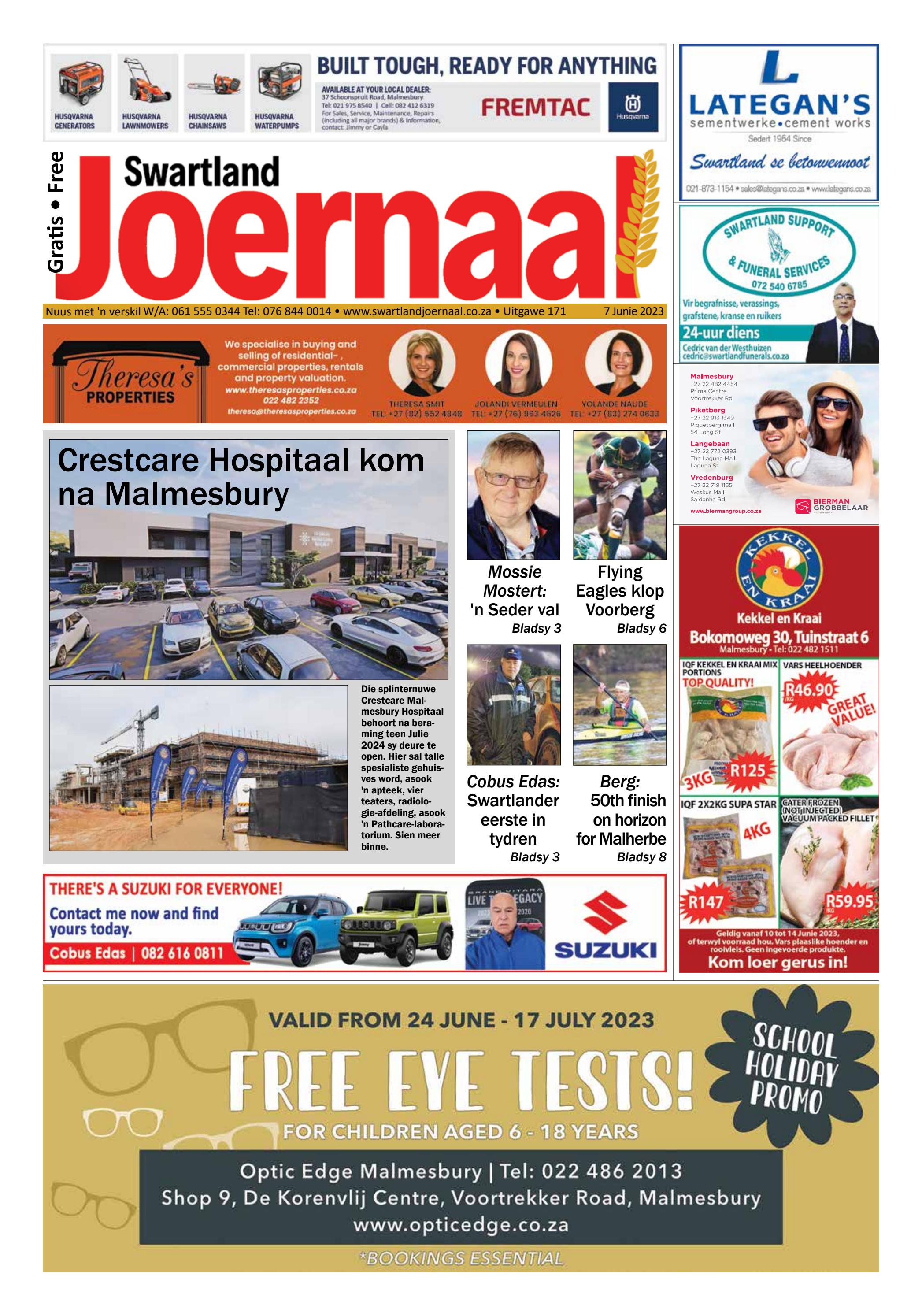 Swartland Joernaal 6 Junie 2023 by Swartland Joernaal - Issuu