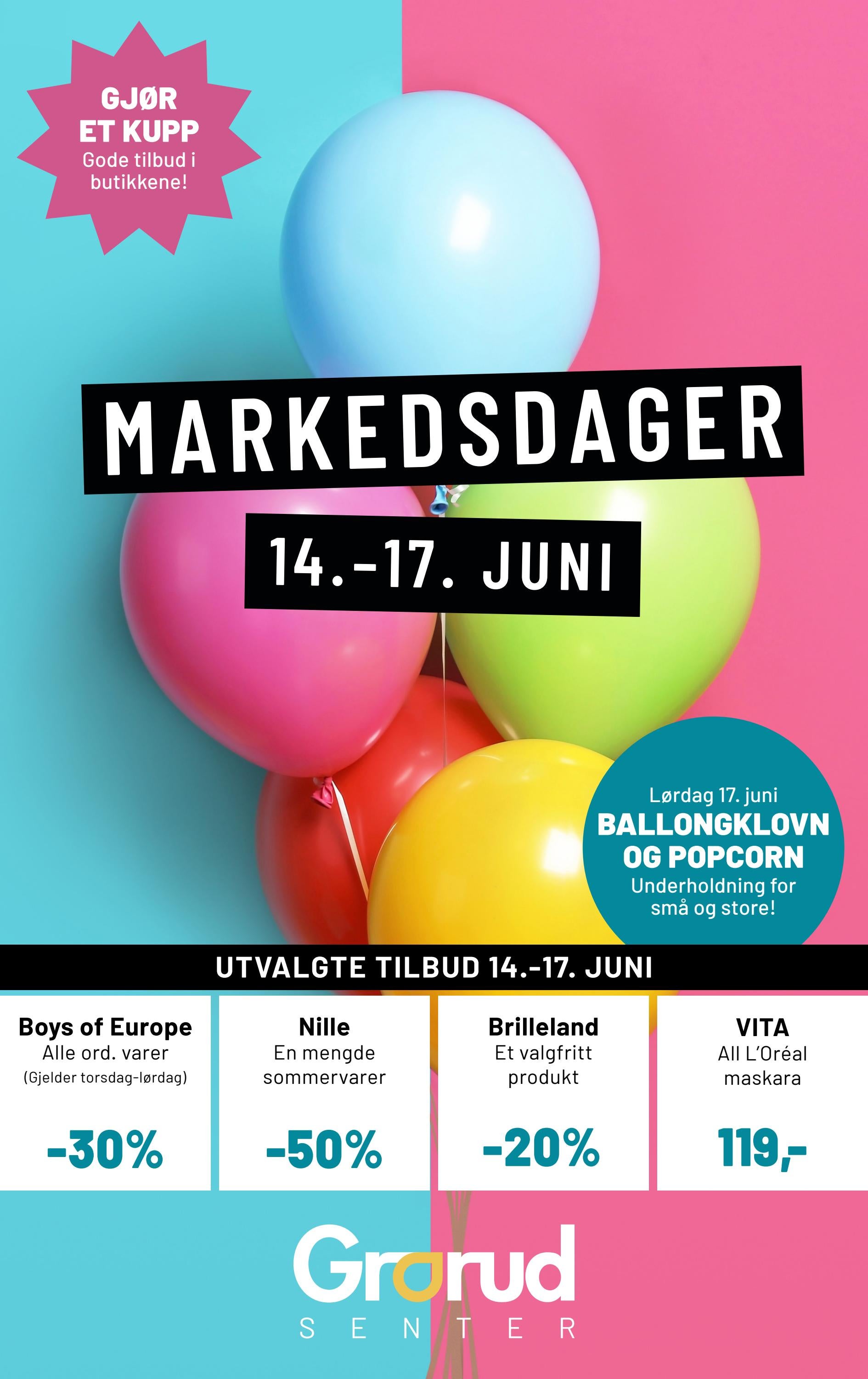 Grorud Senter Markedsdager juni 2023 by Centerteam - Issuu