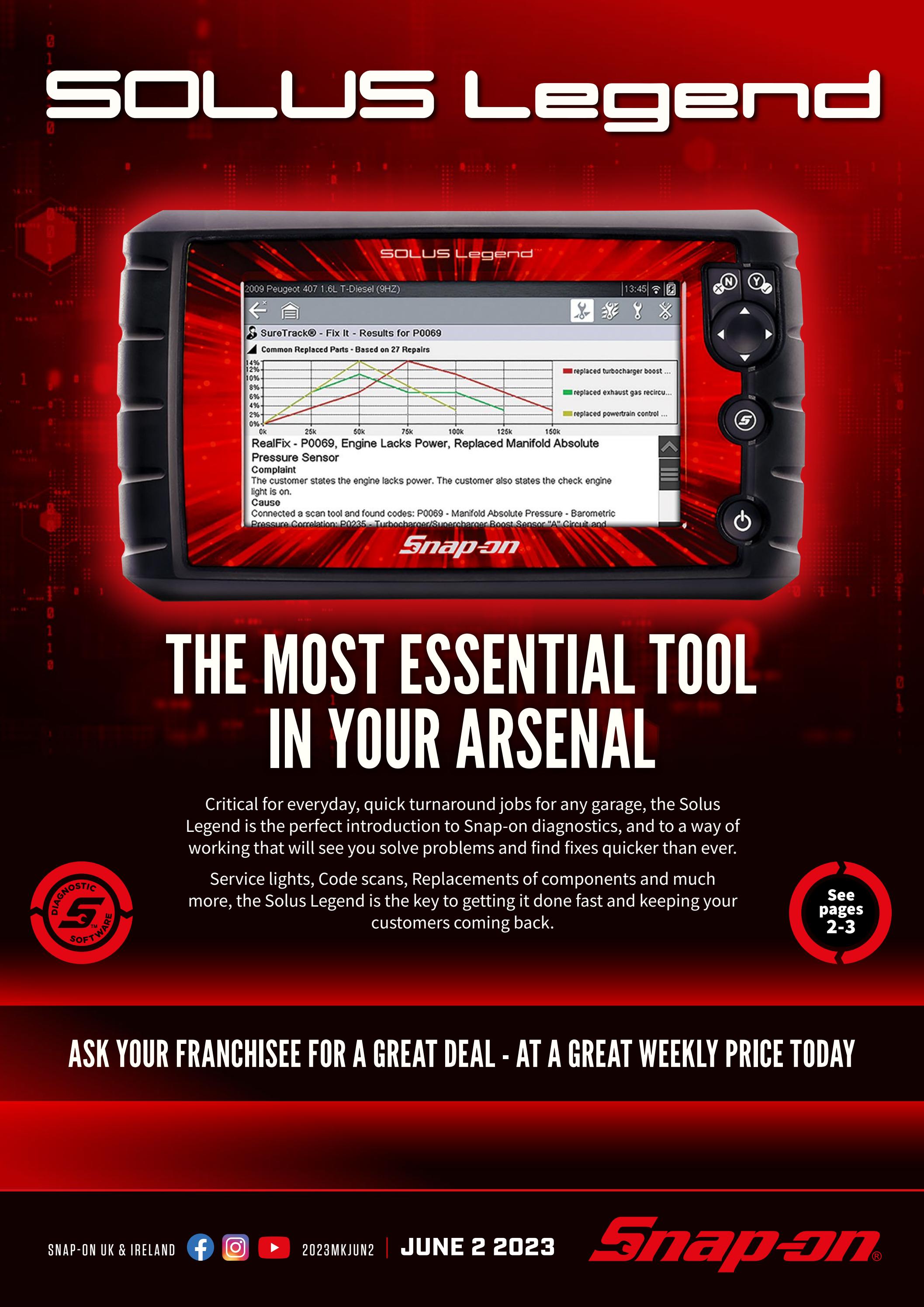 Snap-on Tools June 2 Flyer UK by SnaponToolsUK - Issuu