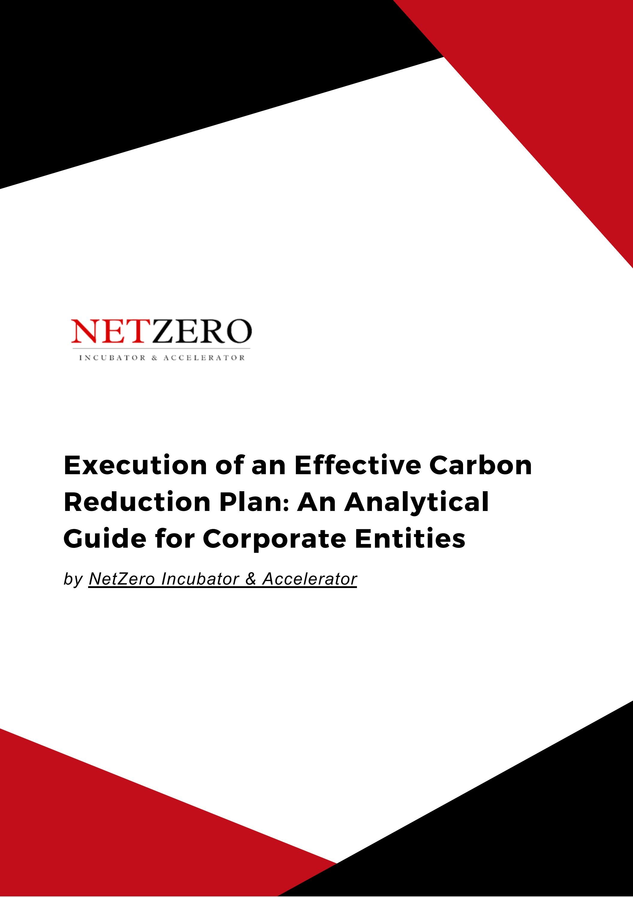 Execution of an Effective Carbon Reduction Plan: An Analytical Guide ...
