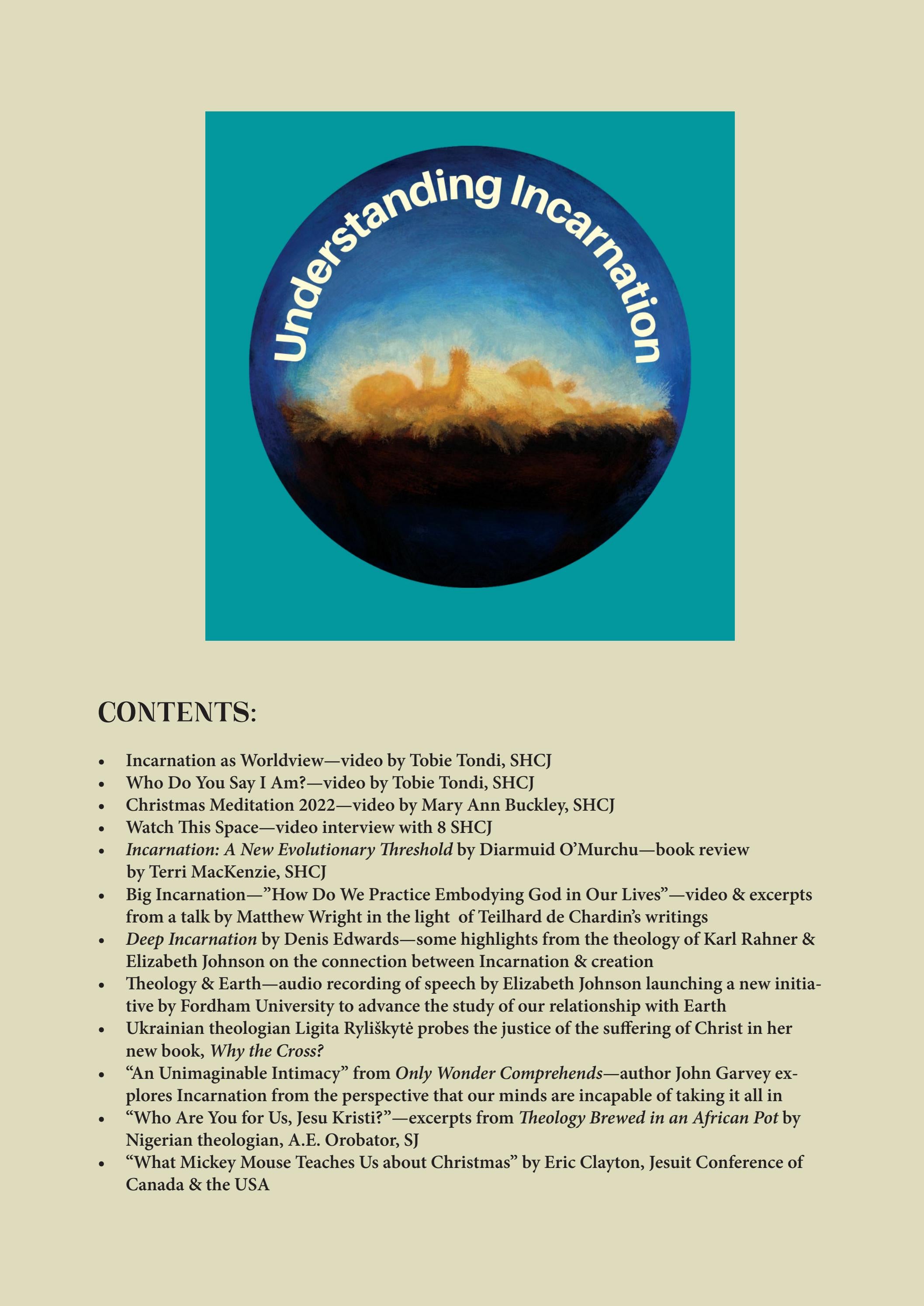 Understanding Incarnation by SHCJ Publications - Issuu