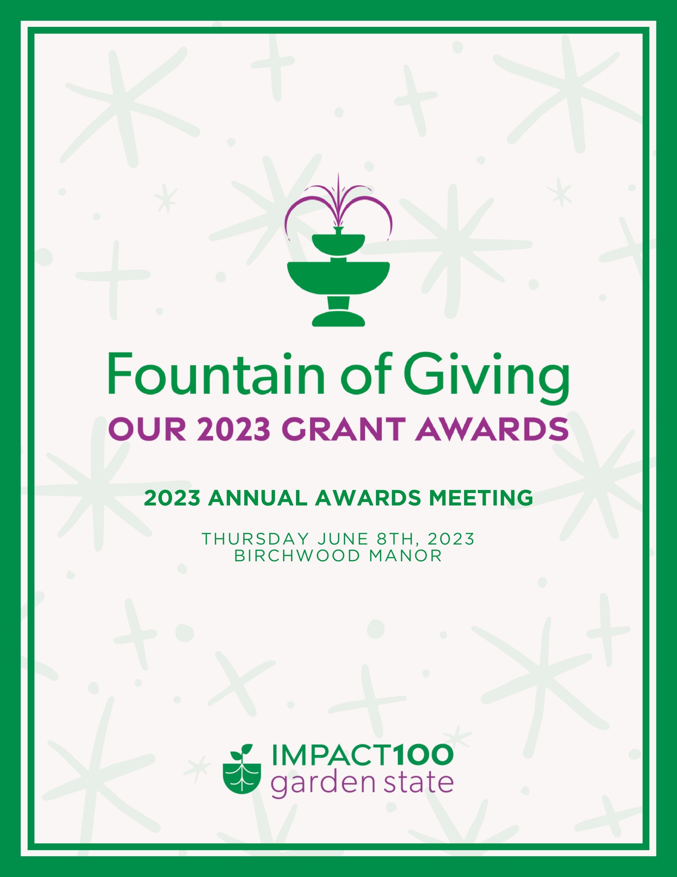 2023 AAM Program by Impact 100 Garden State - Issuu
