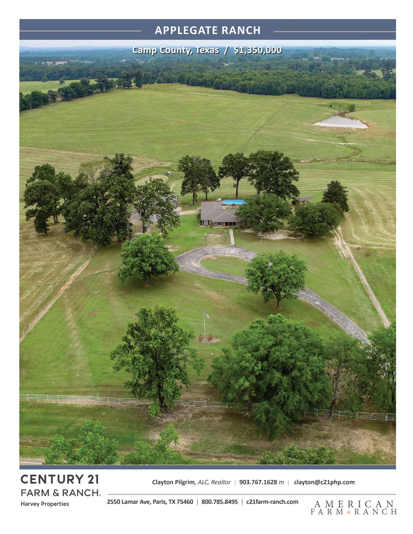 Applegate Ranch, Camp County, Texas- Century 21 Harvey Properties by ...