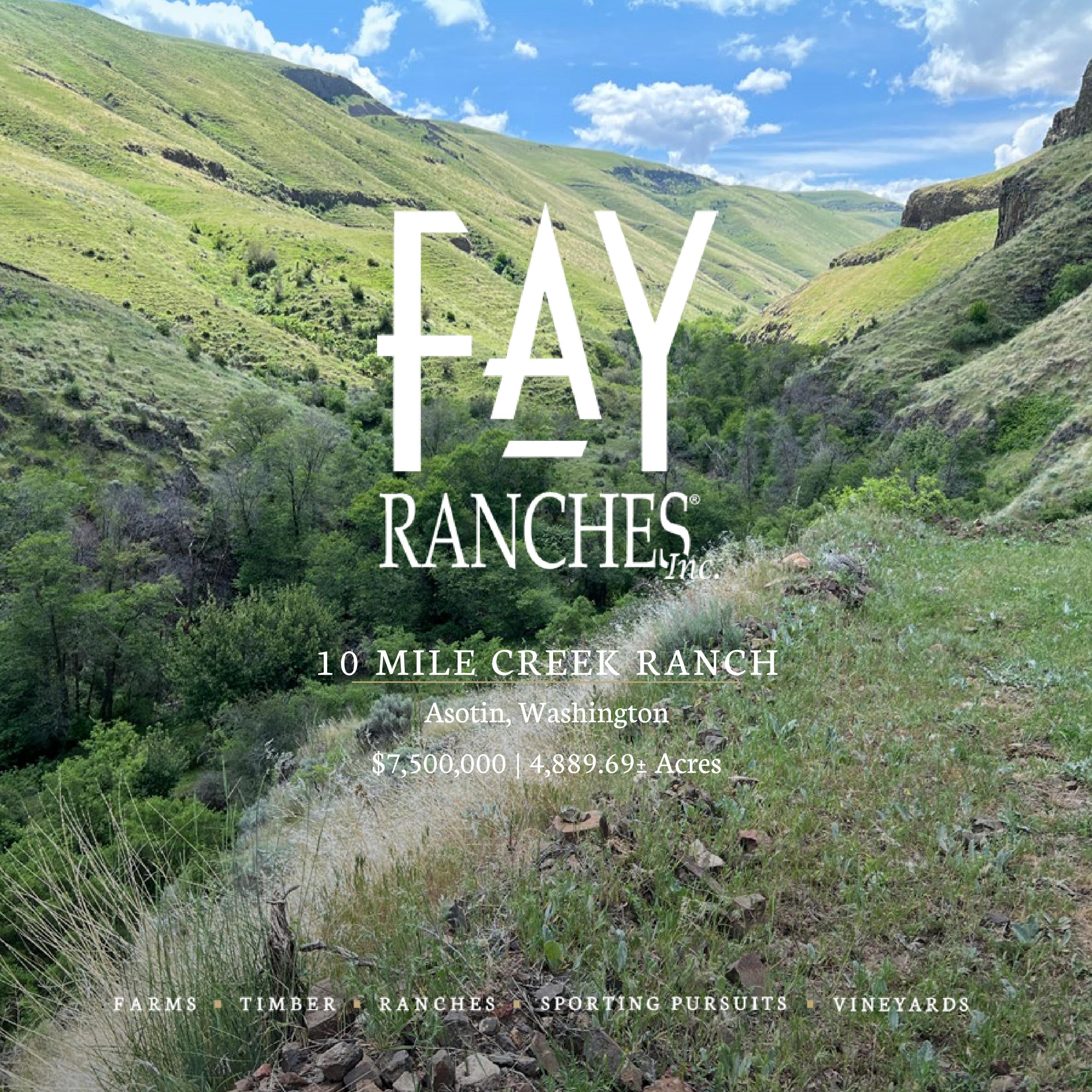 10 Mile Creek Ranch | Fay Ranches by Fay Ranches - Issuu