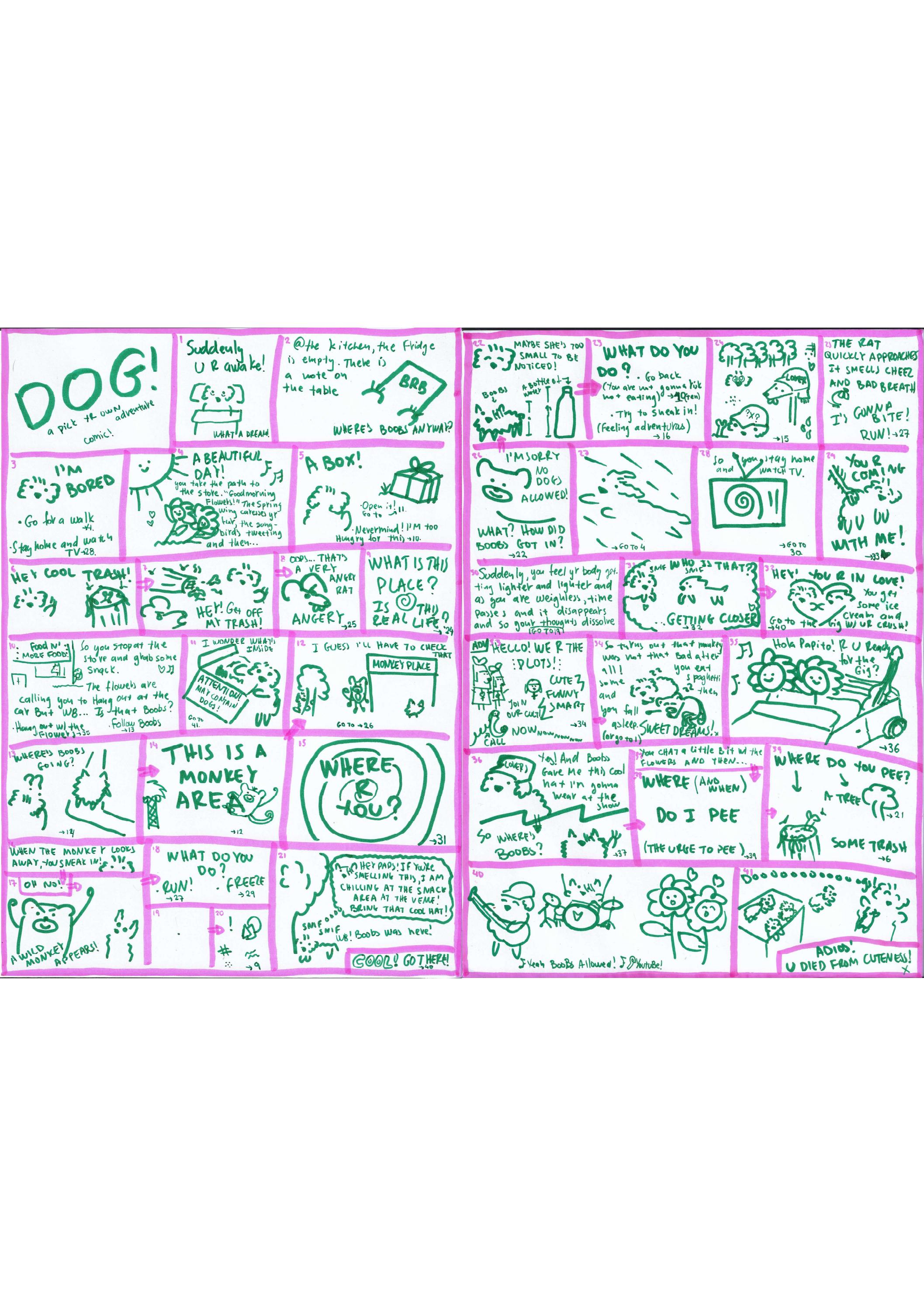 Dog! A pick yr own adventure comic ! ( ‿ *) by papi dog - Issuu