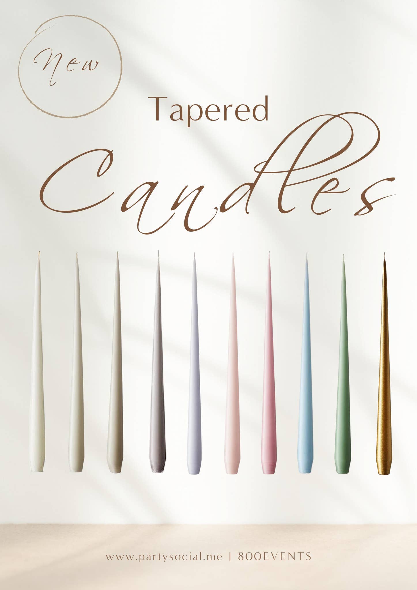 Party Social - Tapered Candles by Party Social - Issuu