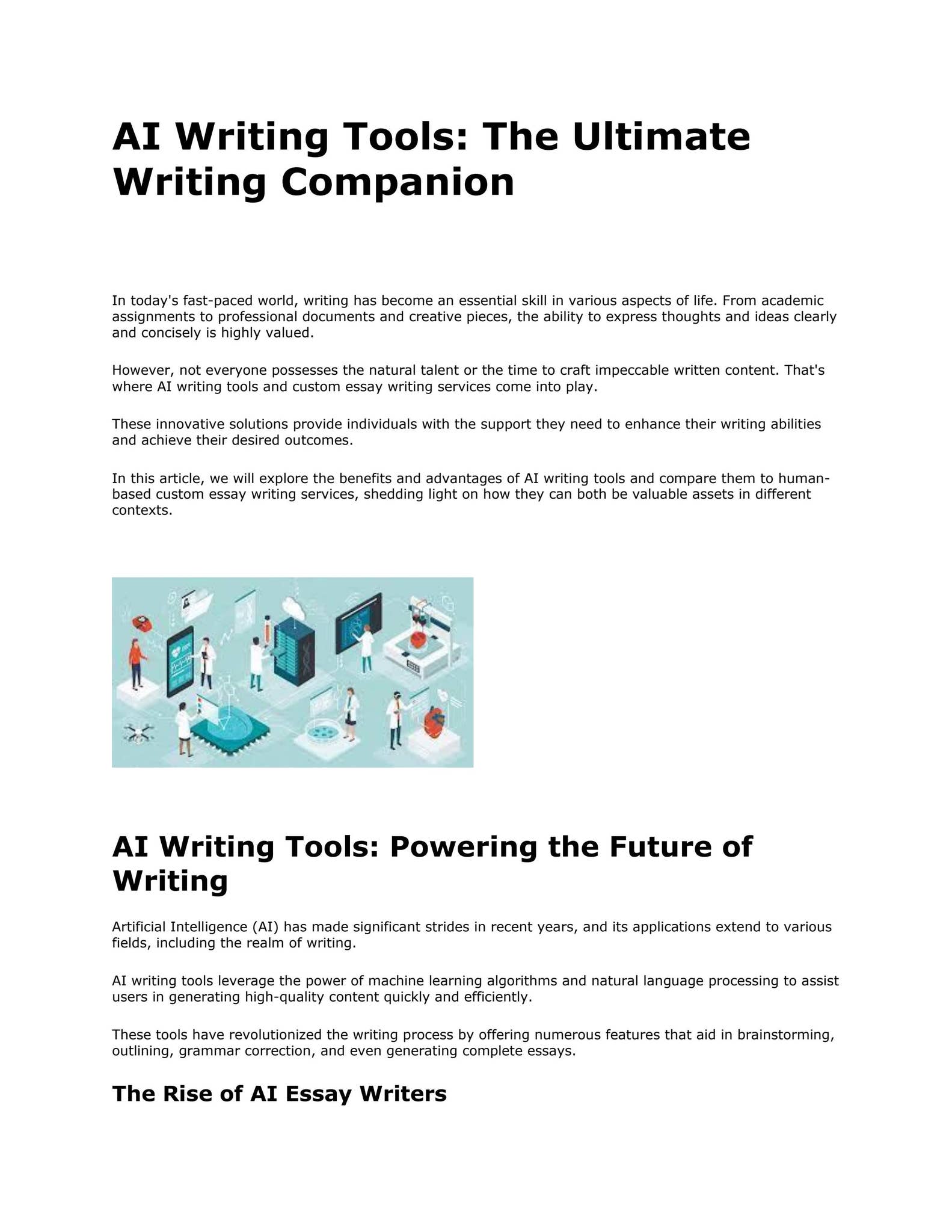 AI Writing Tools: The Ultimate Writing Companion by Katherine Jackson ...