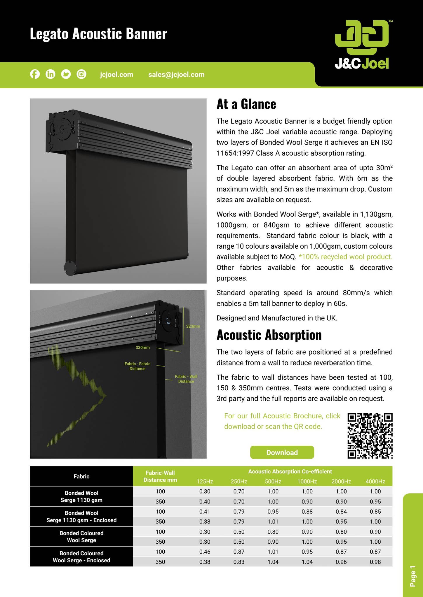 Legato Banner Datasheet by J&C Joel Limited - Issuu