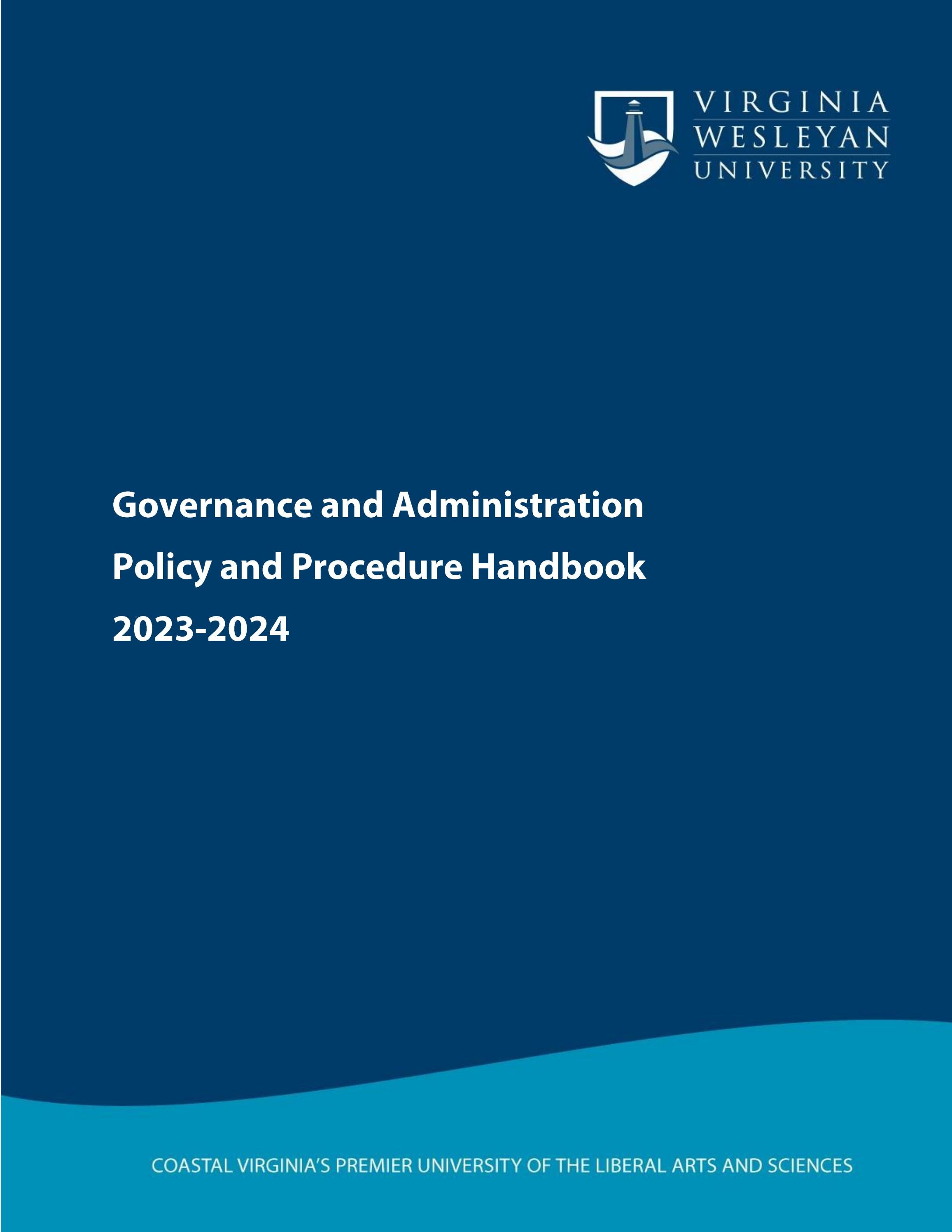 Policy and Procedure Handbook by Virginia Wesleyan University - Issuu