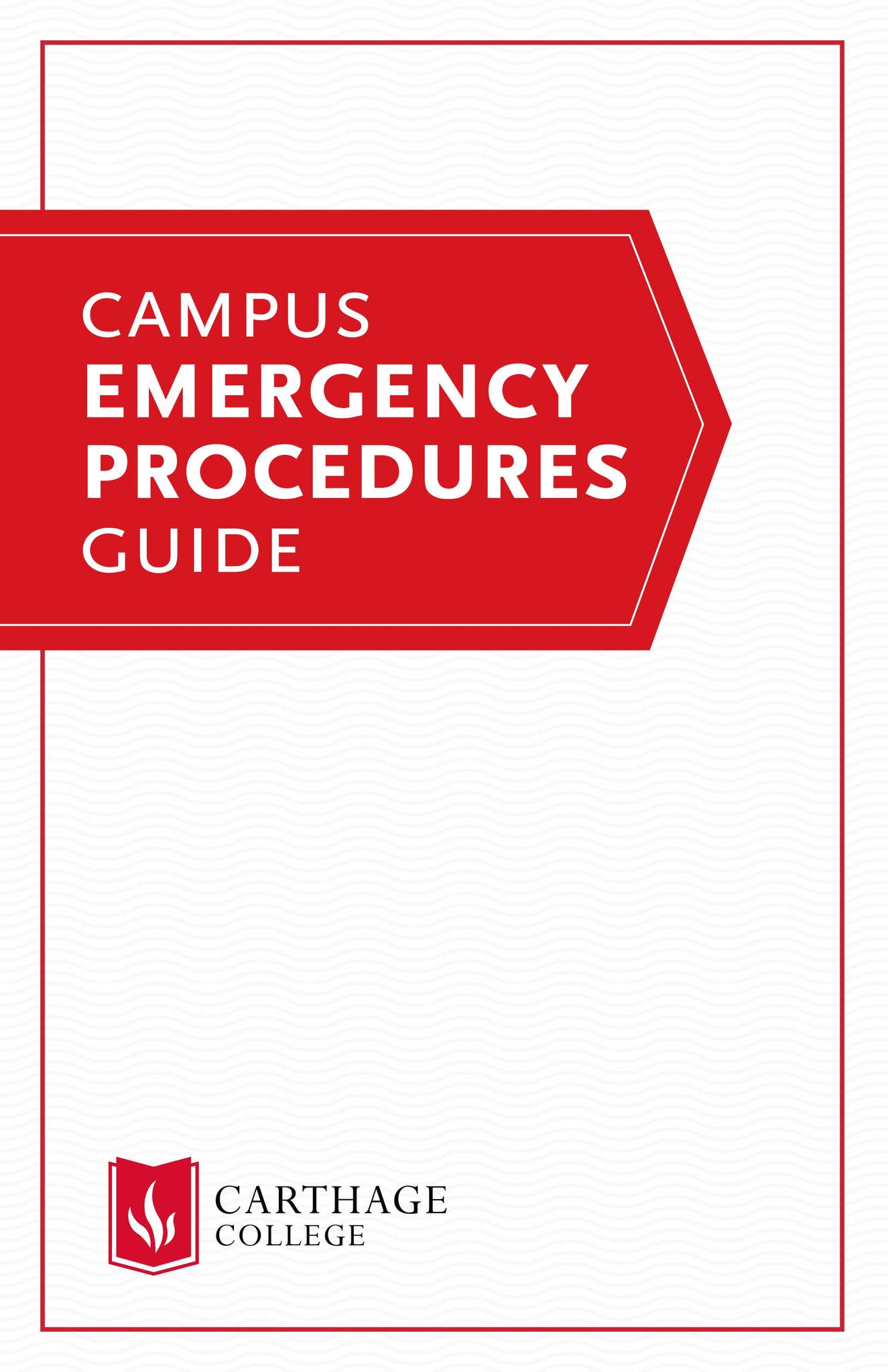 Emergency Procedures Booklet by Carthage College - Issuu