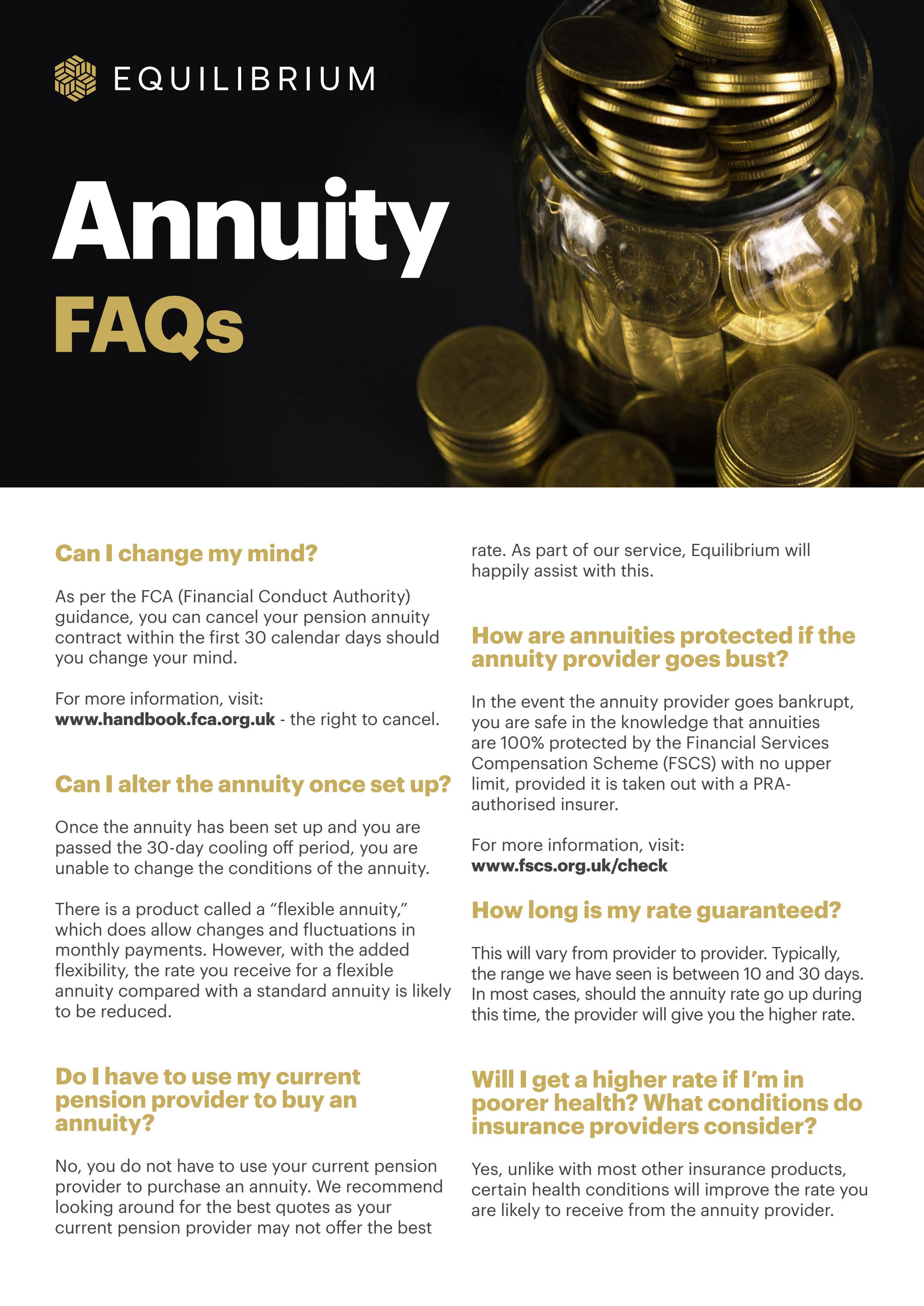 Annuity FAQs by Equilibrium Financial Planning LLP - Issuu
