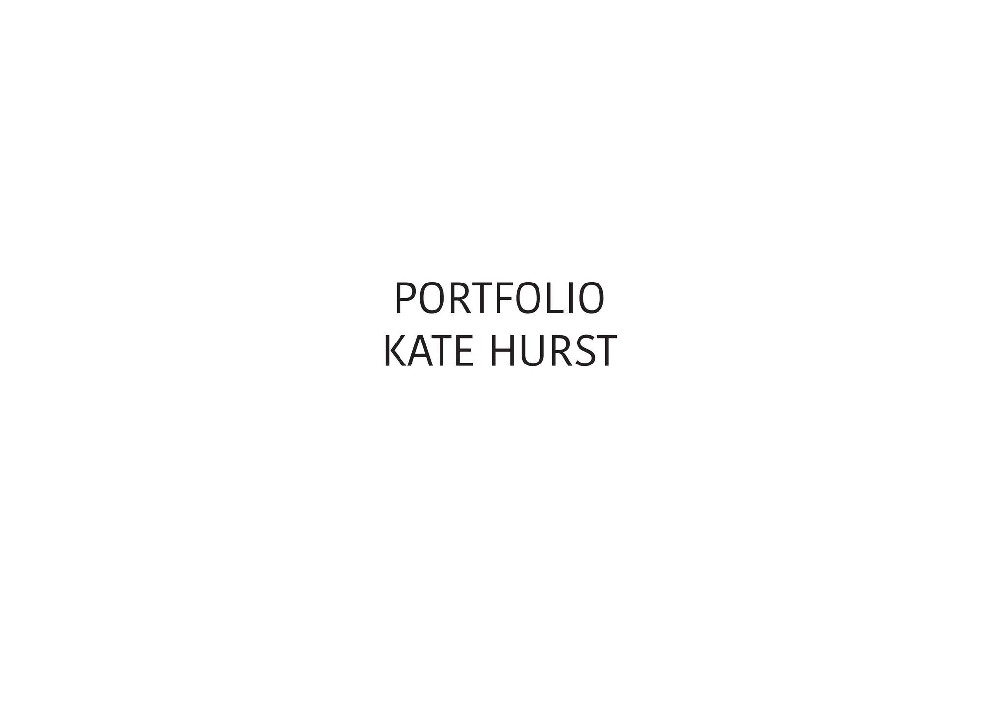 Kate Hurst by Katehurst - Issuu