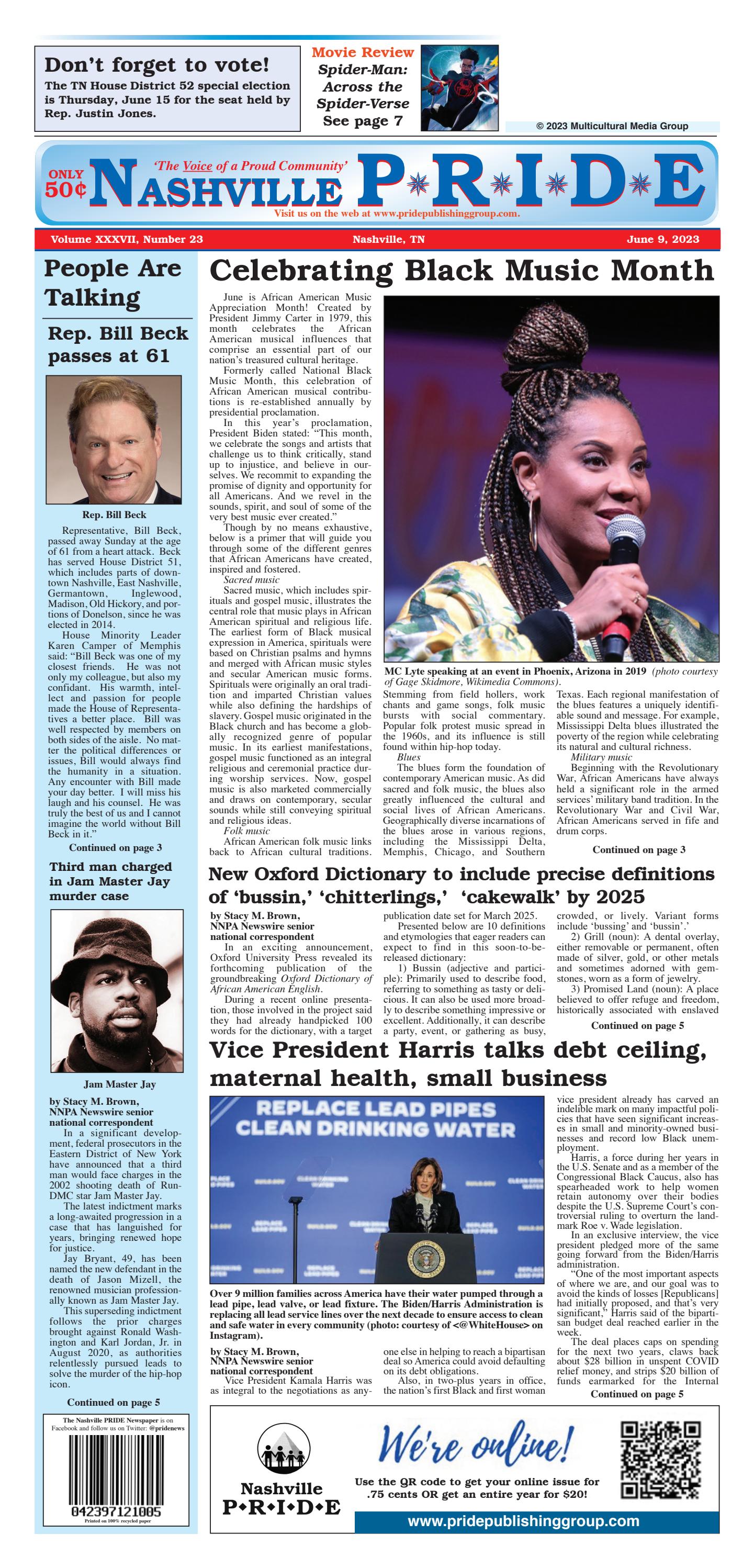 Nashville PRIDE June 9, 2023 by Nashville Pride Newspaper - Issuu