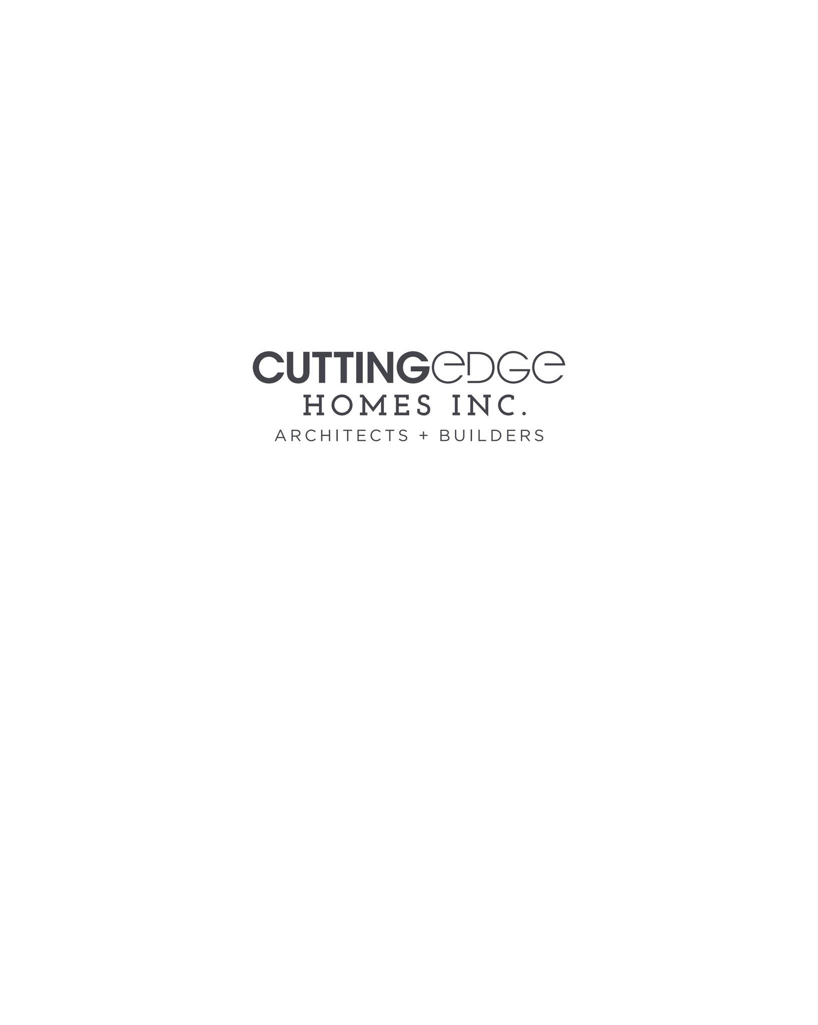 Cutting Edge Homes Brochure by Cutting Edge Homes Architects + Builders ...