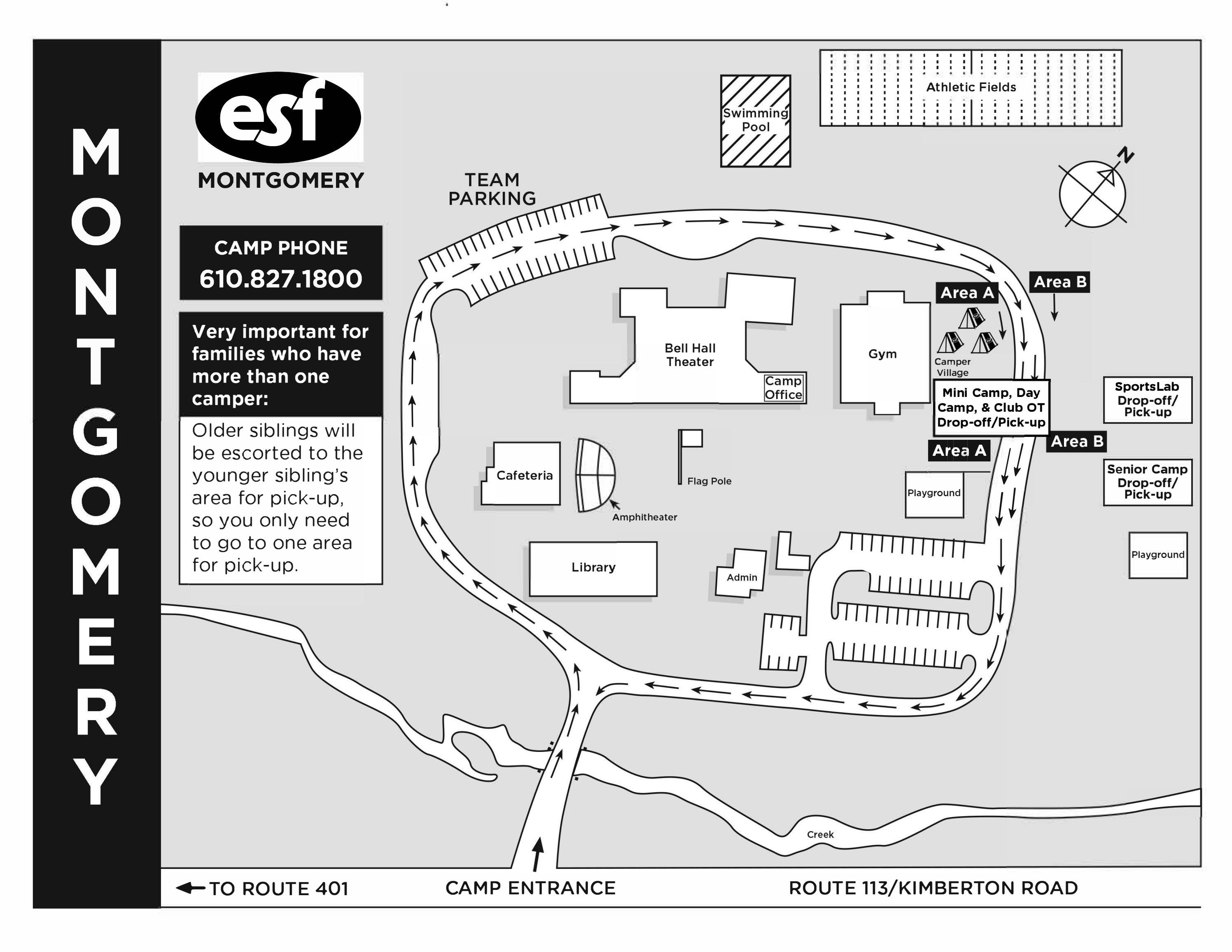 ESF Camps - Montgomery School - Campus Map by ESF - Issuu