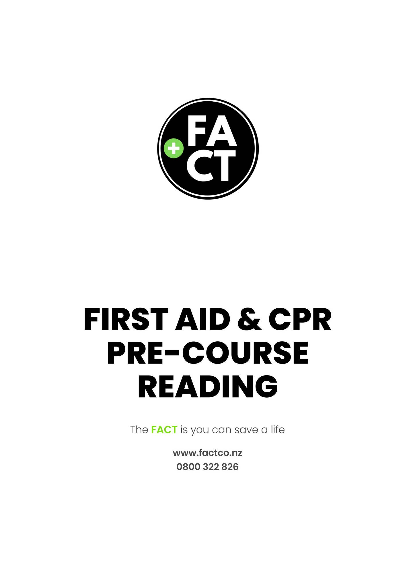 FACT CO - Pre-Course Reading by factco - Issuu