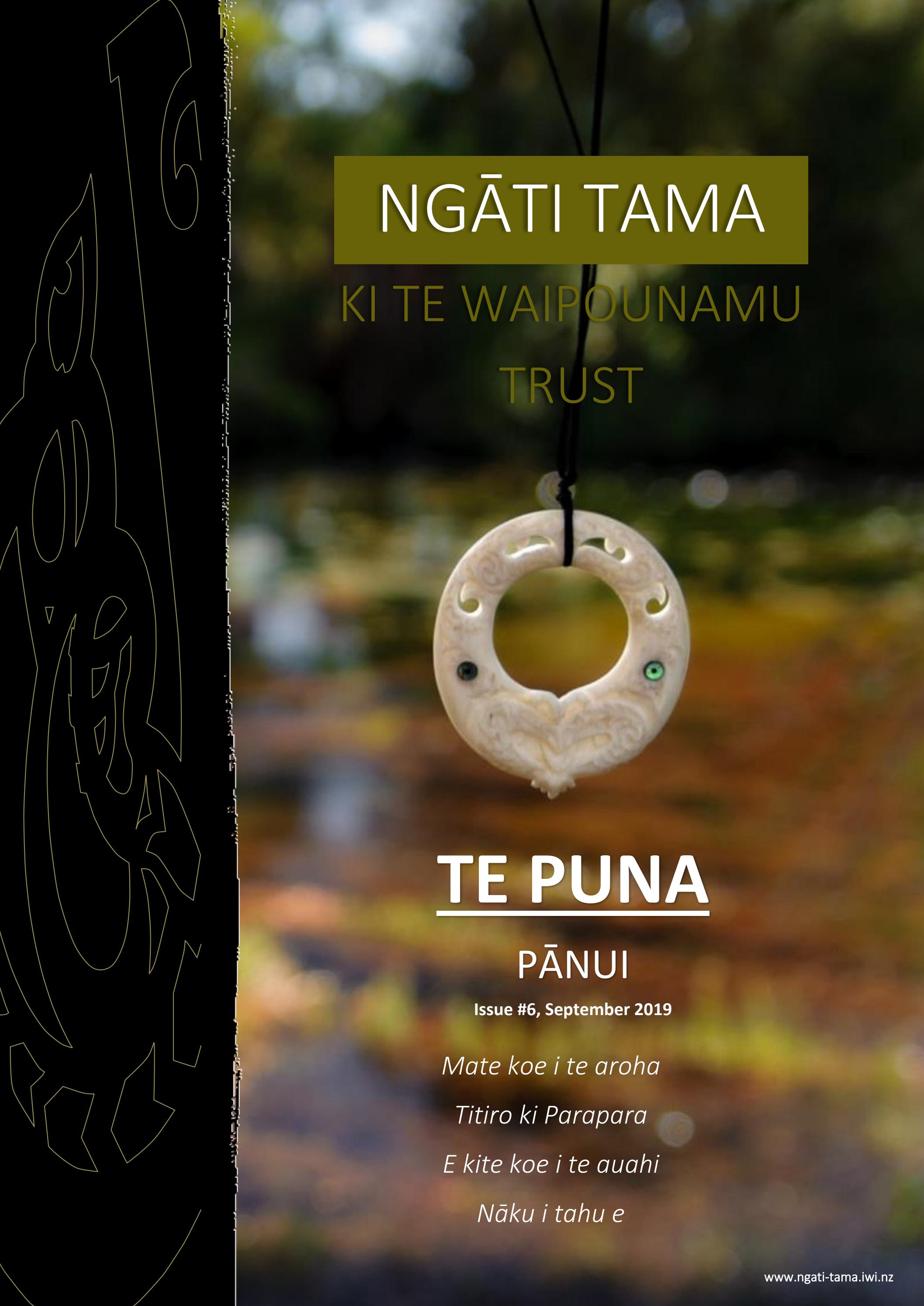 Te Puna Pānui o Ngāti Tama ki Te Tauihu, Issue 6, September 2019 by ...