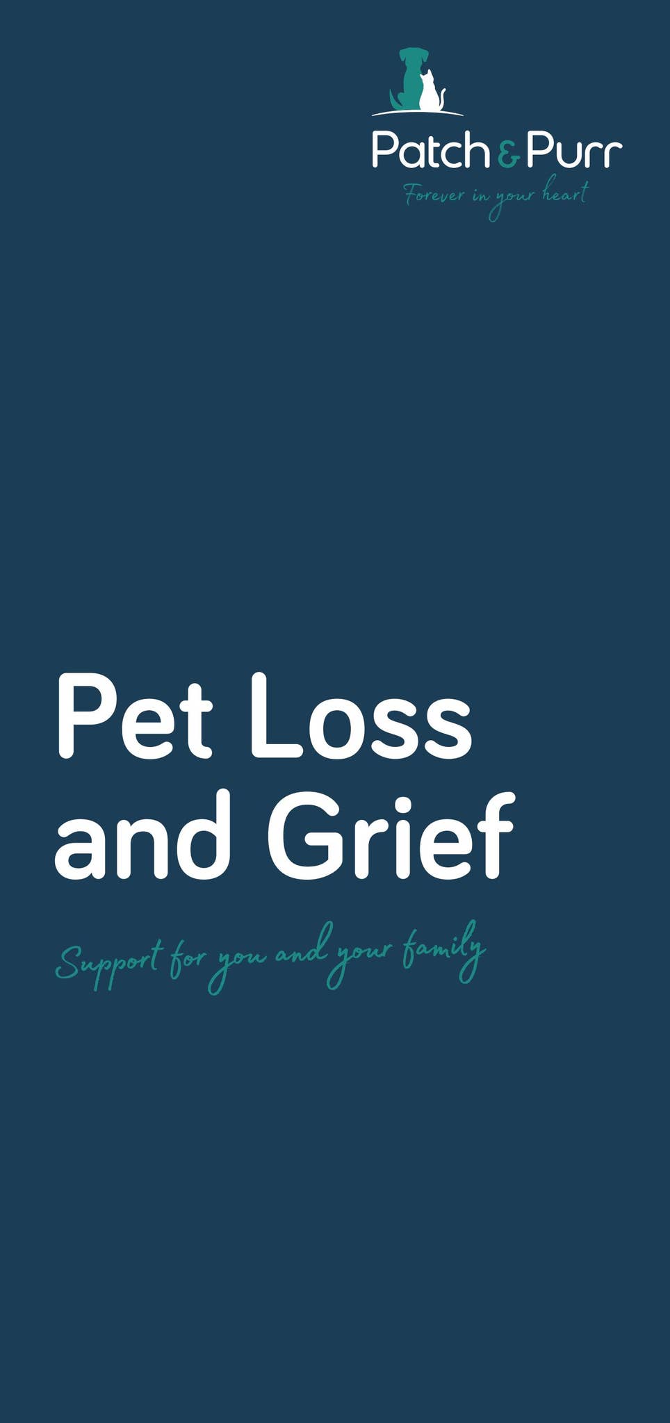 Patch & Purr Pet Loss & Grief Brochure by InvoCare PetCare - Issuu