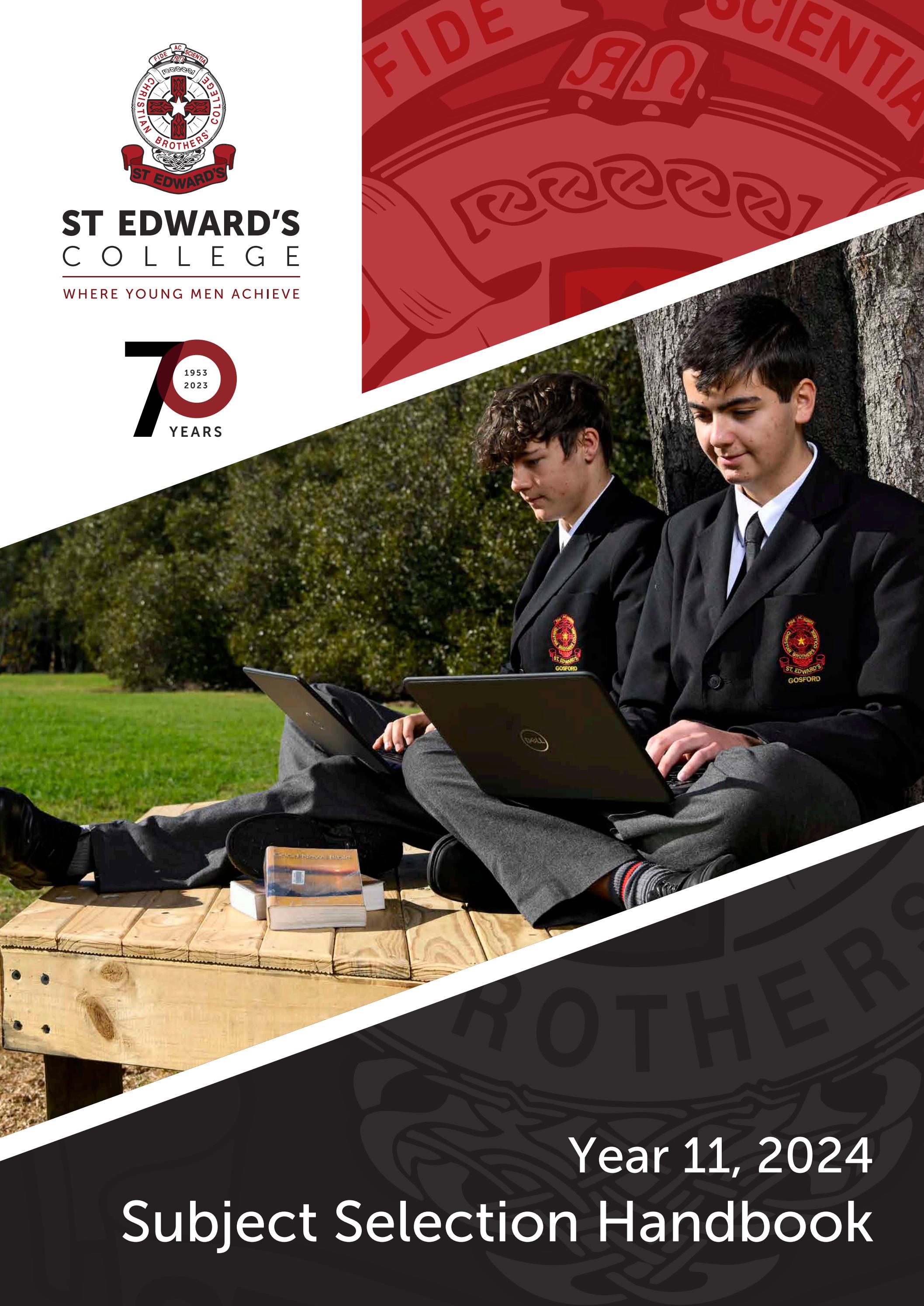 Year 11 Subject Selection Handbook for 2024 by StEdwardsCollegeEastGosford - Issuu