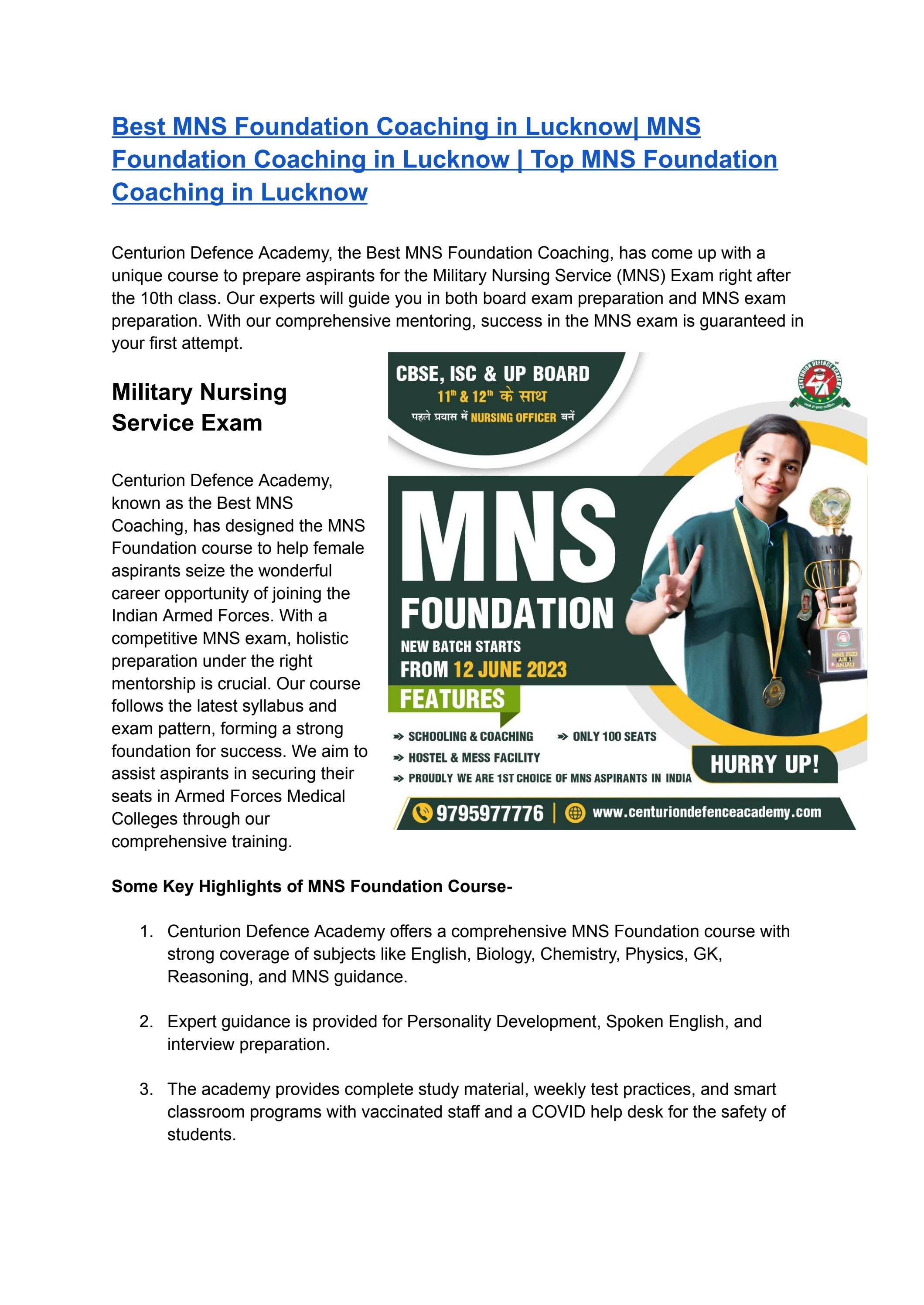 MNS Foundation Coaching In Lucknow Top MNS Foundation Coaching In MNS Foundation Coaching In Lucknow Top MNS Foundation Coaching In