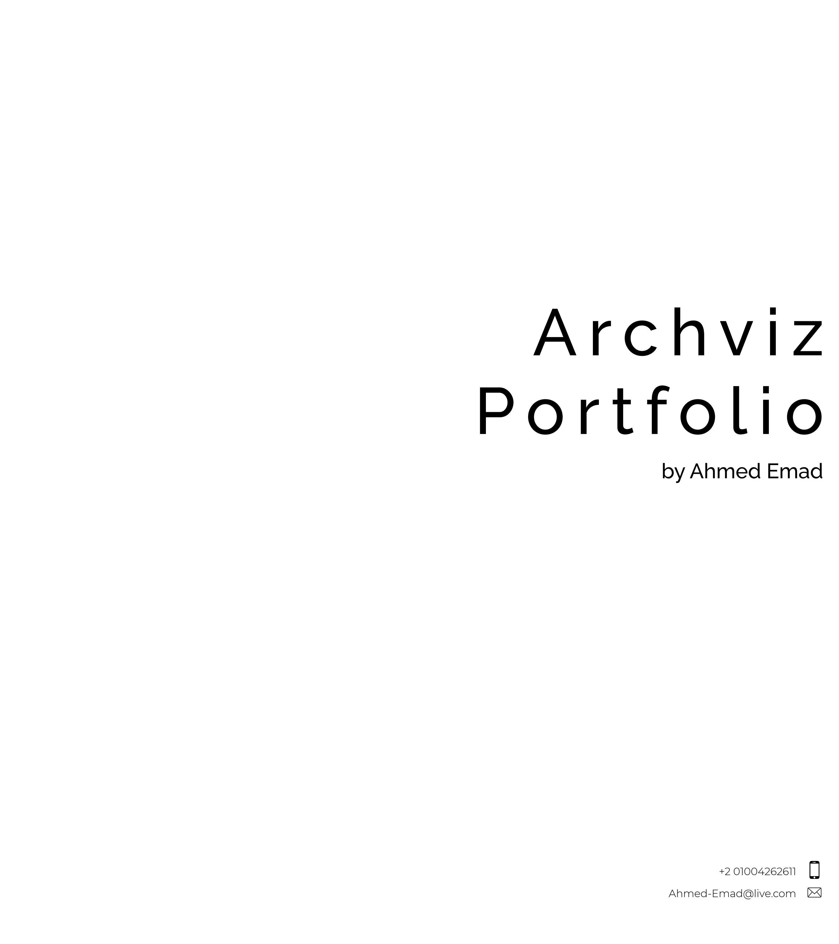 2022 Archviz Portfolio by Ahmed Emad - Issuu