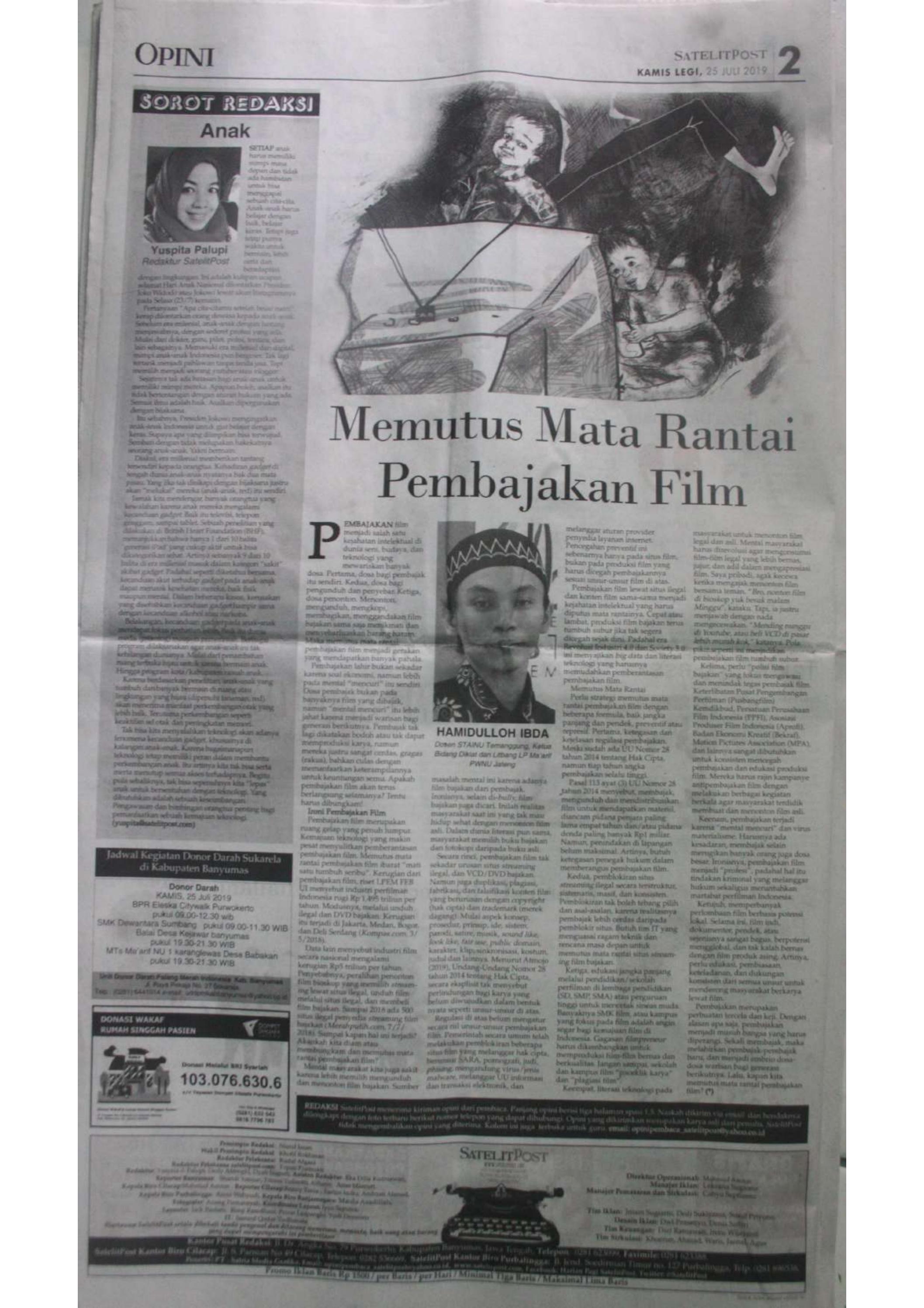 Memutus Mata Rantai Pembajakan Film by Hamidulloh Ibda - Issuu