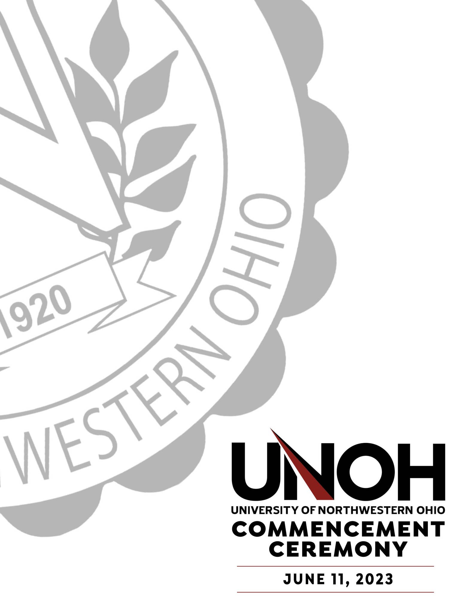 UNOH Graduation Program by UNOH - Issuu