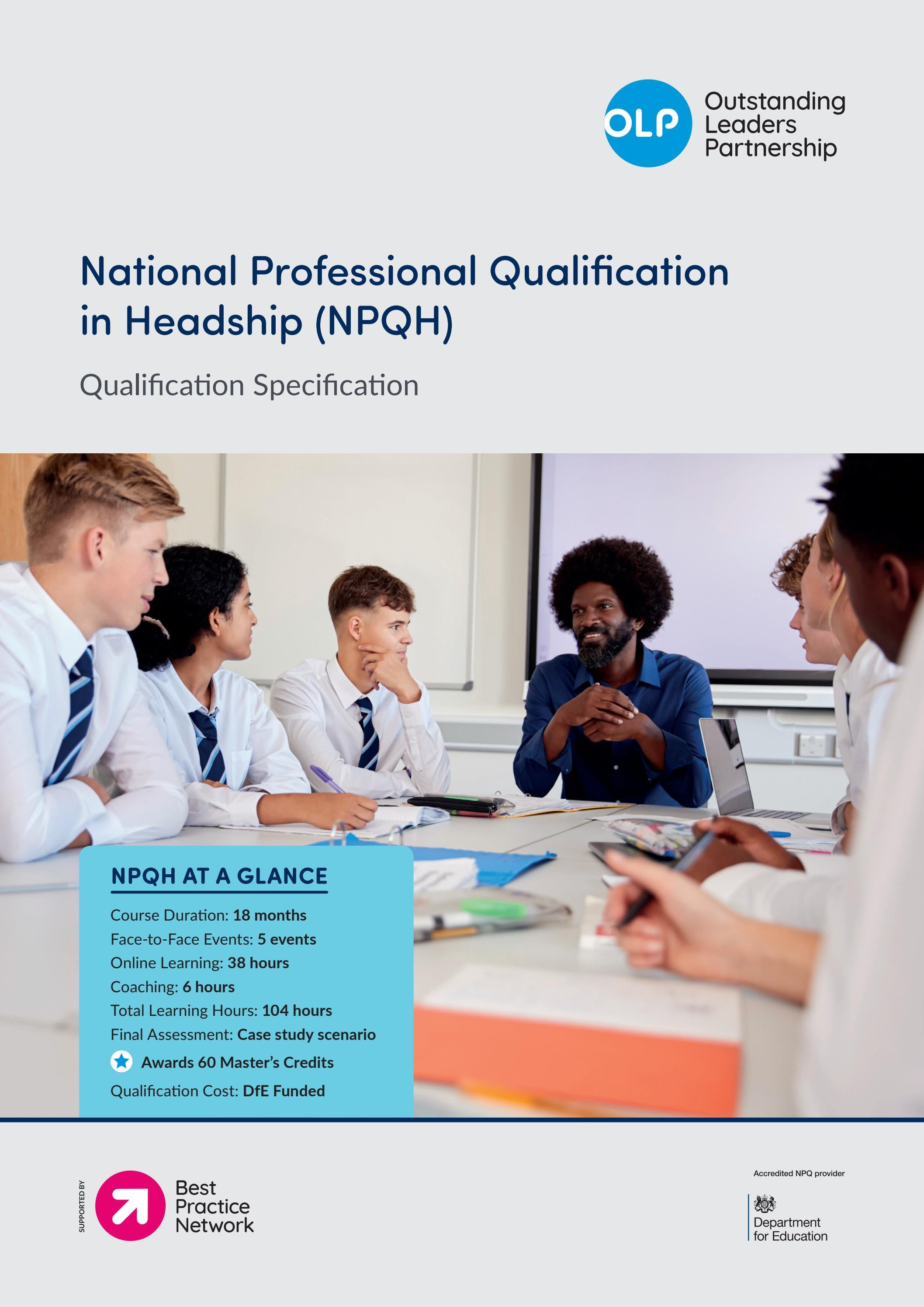 National Professional Qualification for Headship NPQH by Best-Practice ...