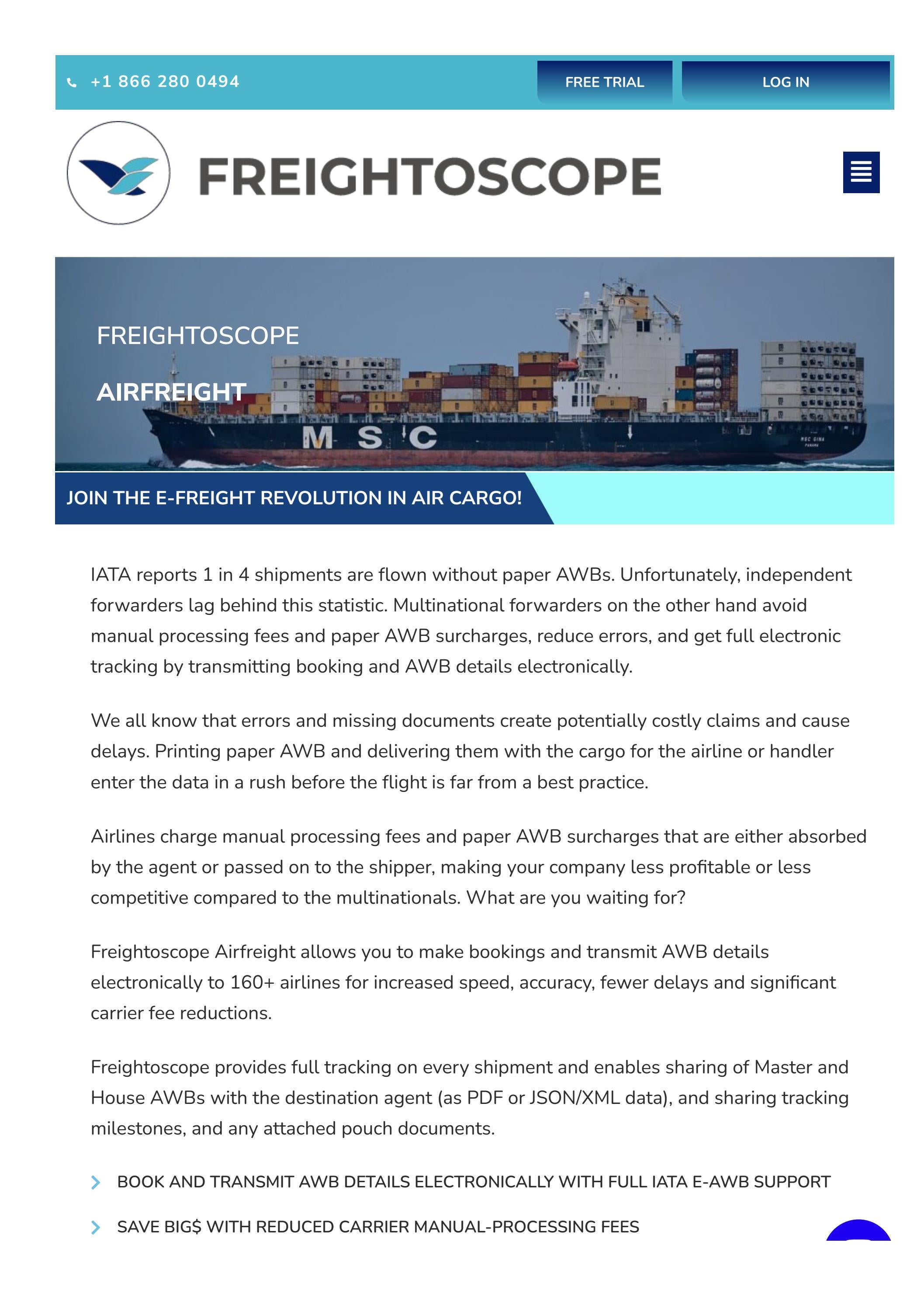 Electronic AWB | Air Waybill | AWB Tracking | by freightoscope - Issuu