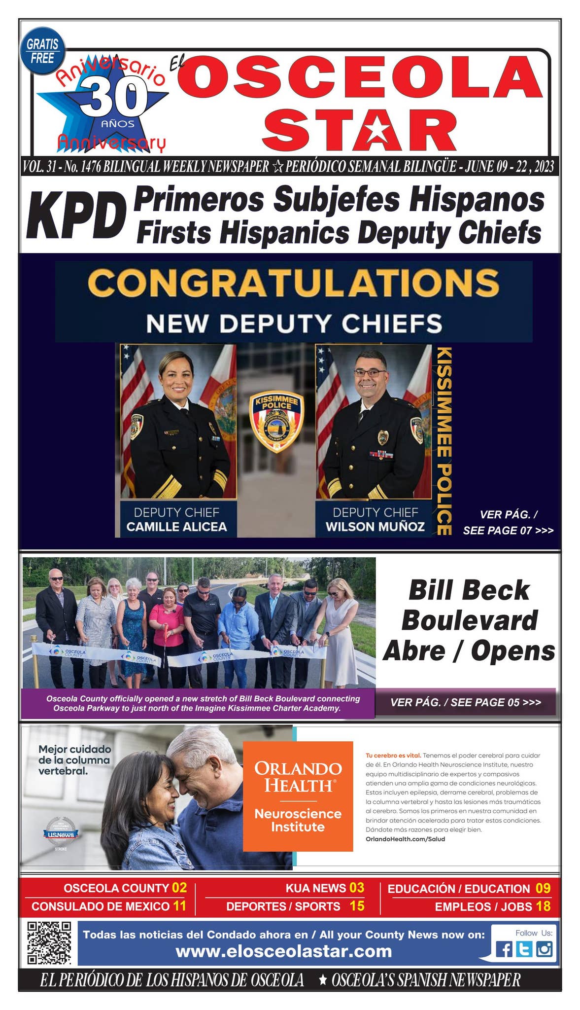 Edition 1476 - El Osceola Star Newspaper June 09-22,2023 by El Osceola ...
