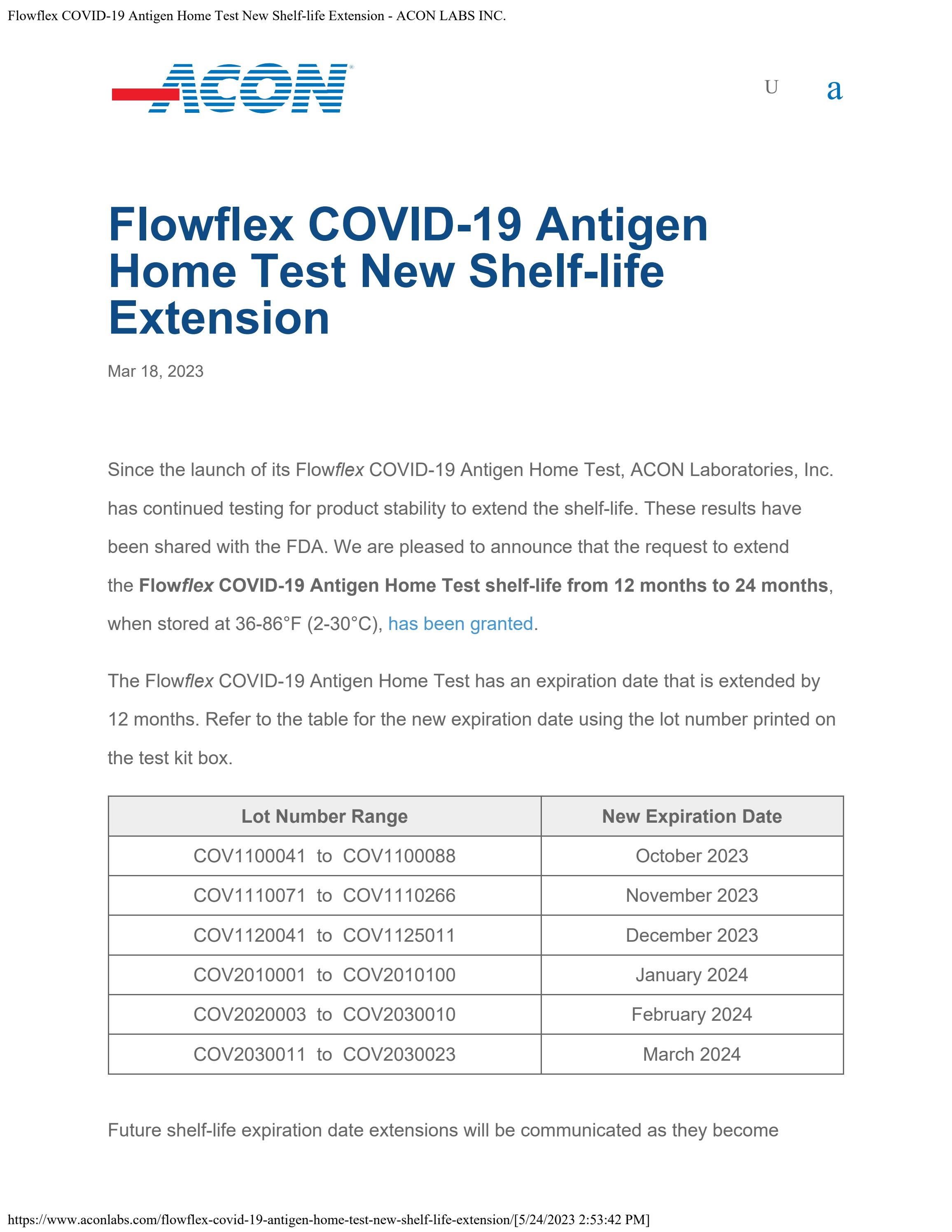 FlowFlex Extension Letter by Sunline - Issuu