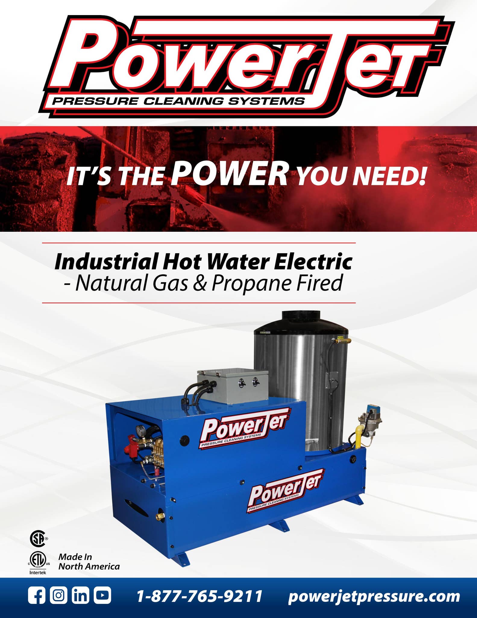 PowerJet, North American Industrial Hot Water Electric_Natural Gas ...