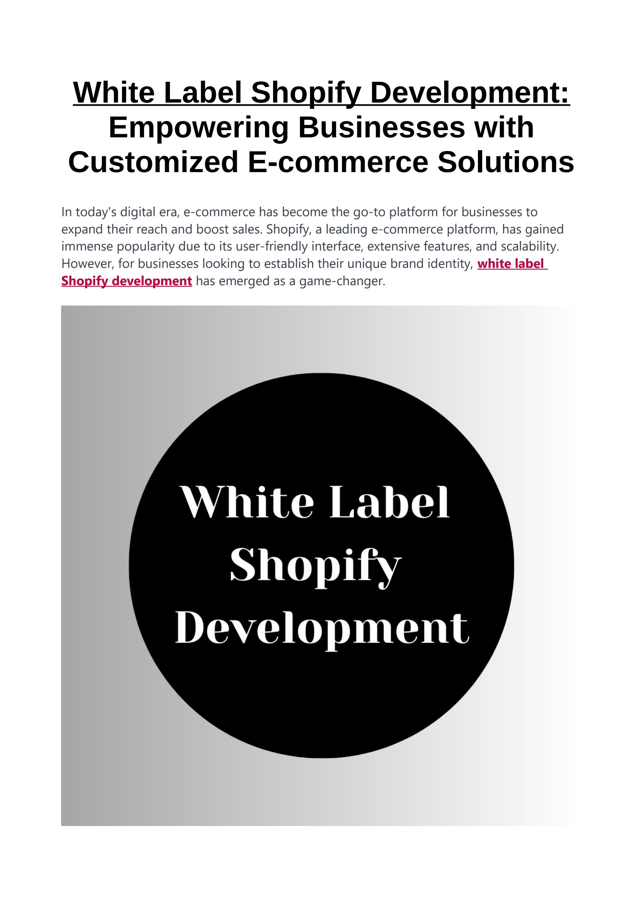 White Label Shopify Development by WebGarh Solutions (Web+Mobile ... White Label Shopify Development by WebGarh Solutions (Web+Mobile ...