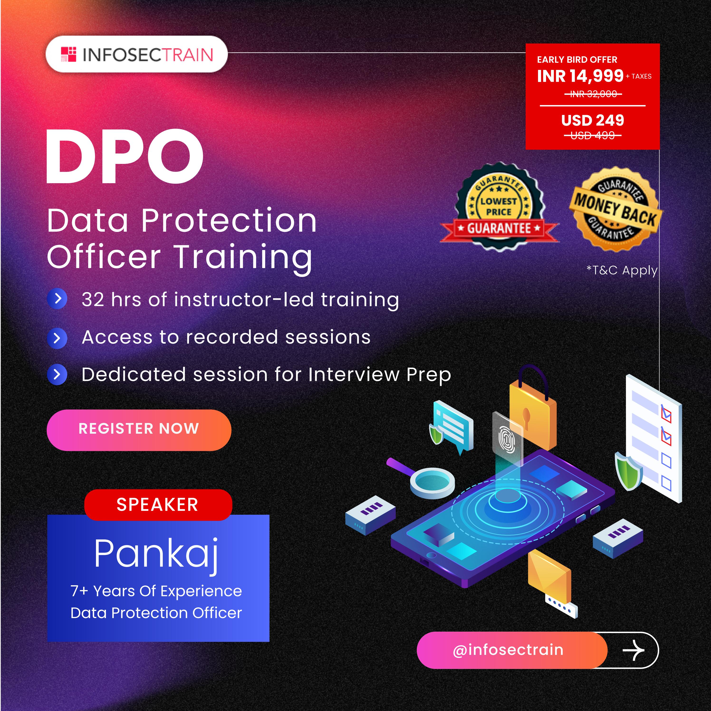 Data Protection Officer (DPO) Online Training by Infosec_Train04 - Issuu