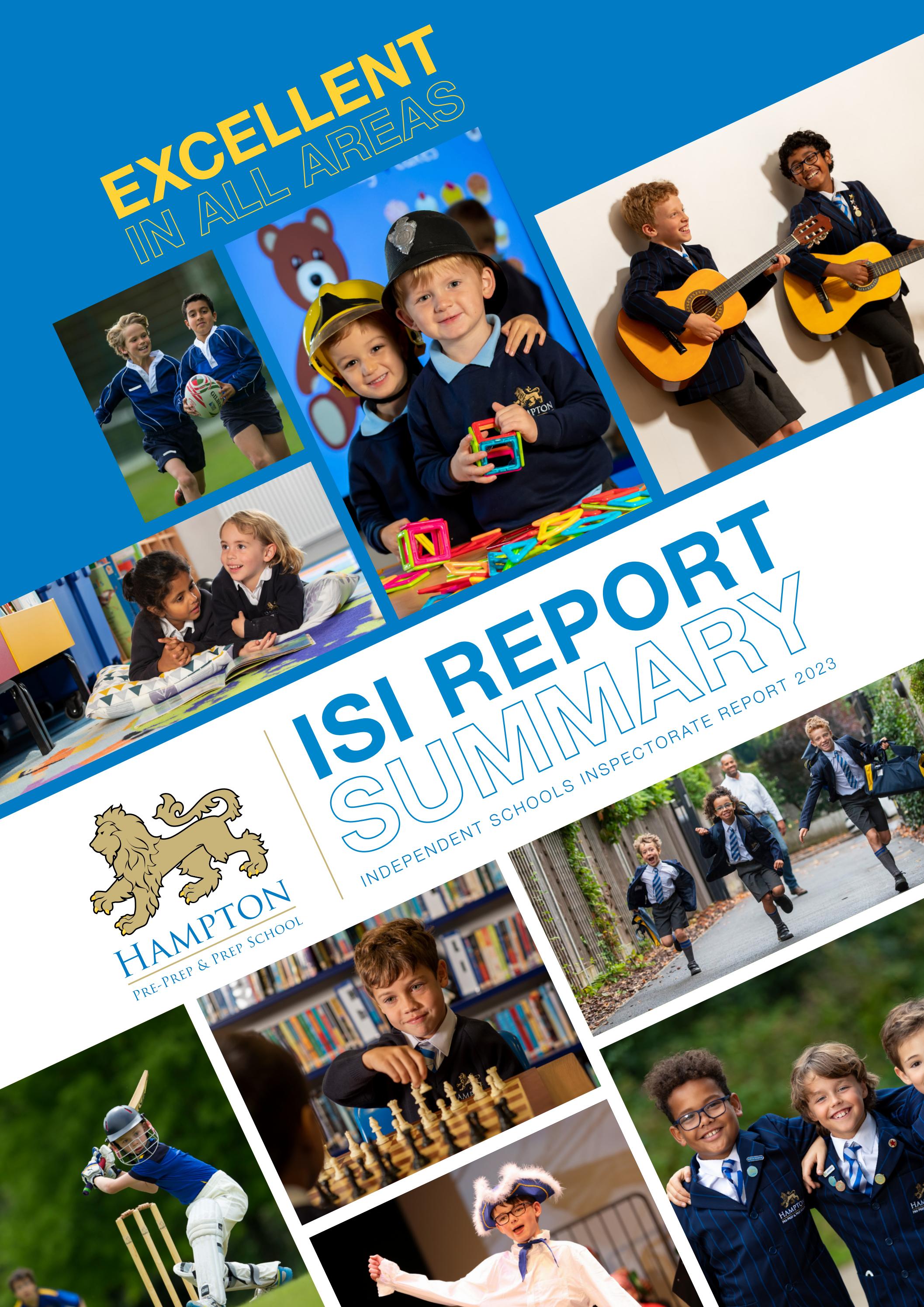 Hampton Pre-Prep & Prep ISI Report Summary 2023 by HamptonSchool - Issuu