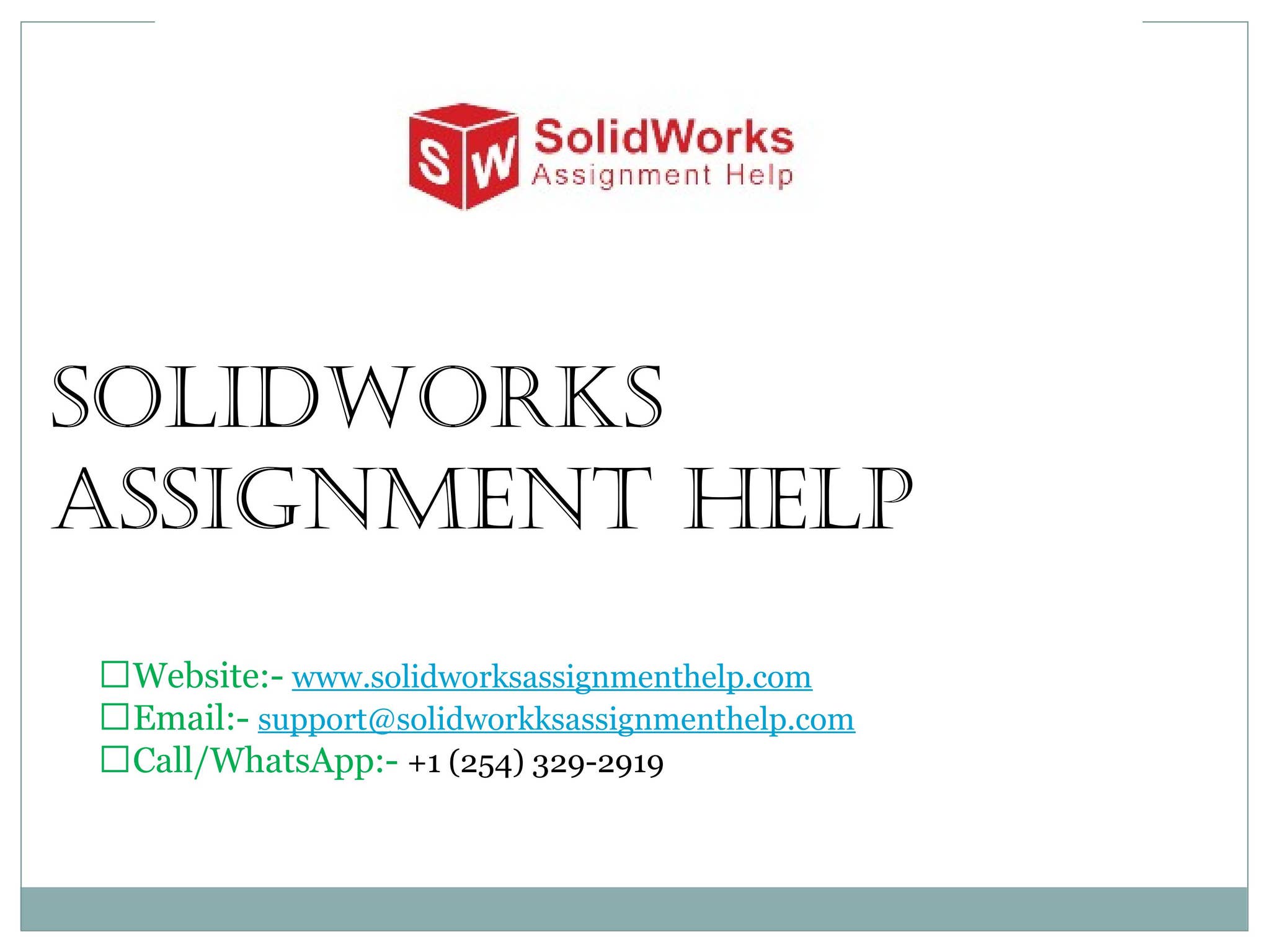 Is Solidworksassignmenthelp.com a Scam? by Solidwork Assignment Help - Issuu