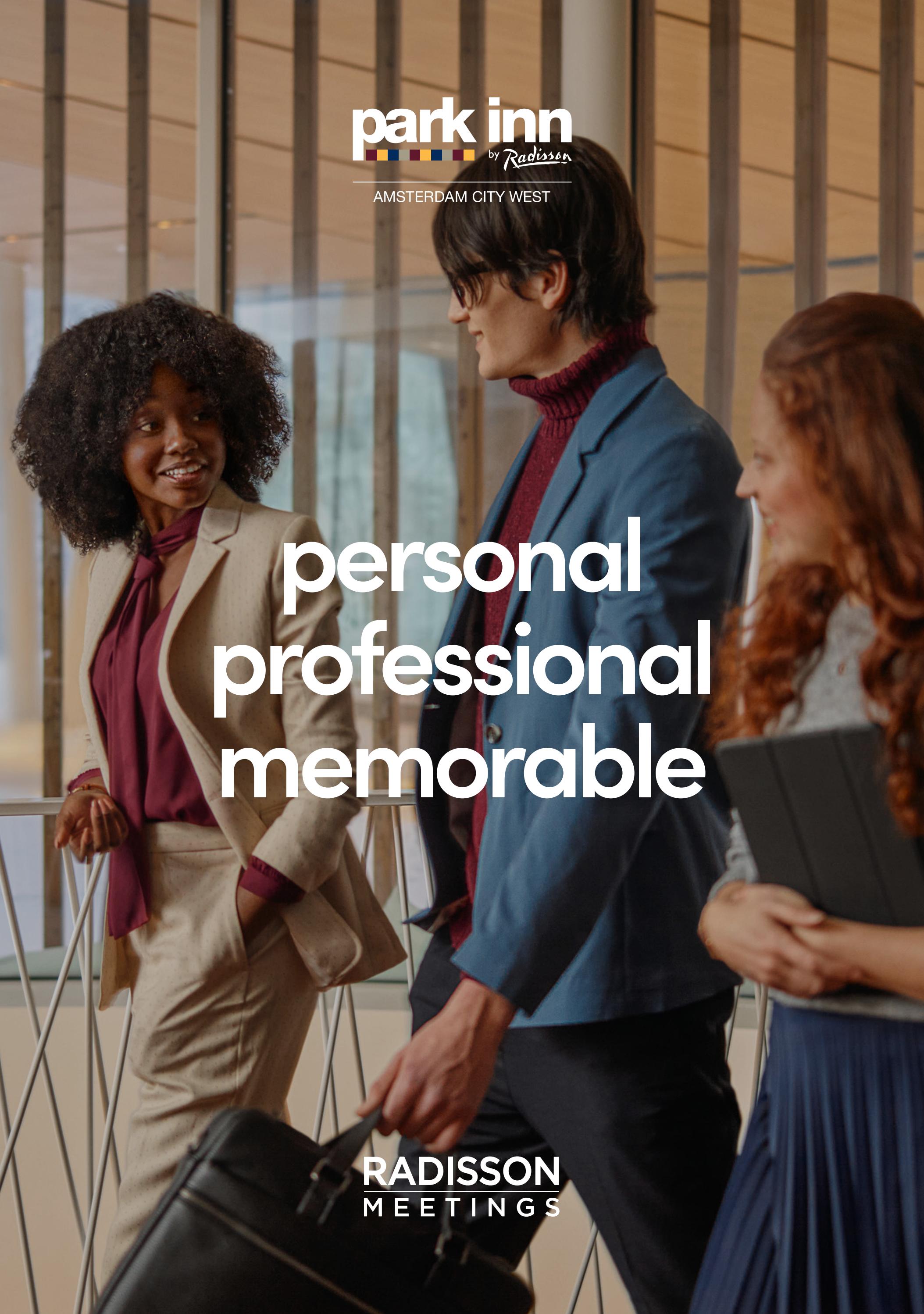 Park inn by Radisson Amsterdam City West - Meeting and Events brochure ...