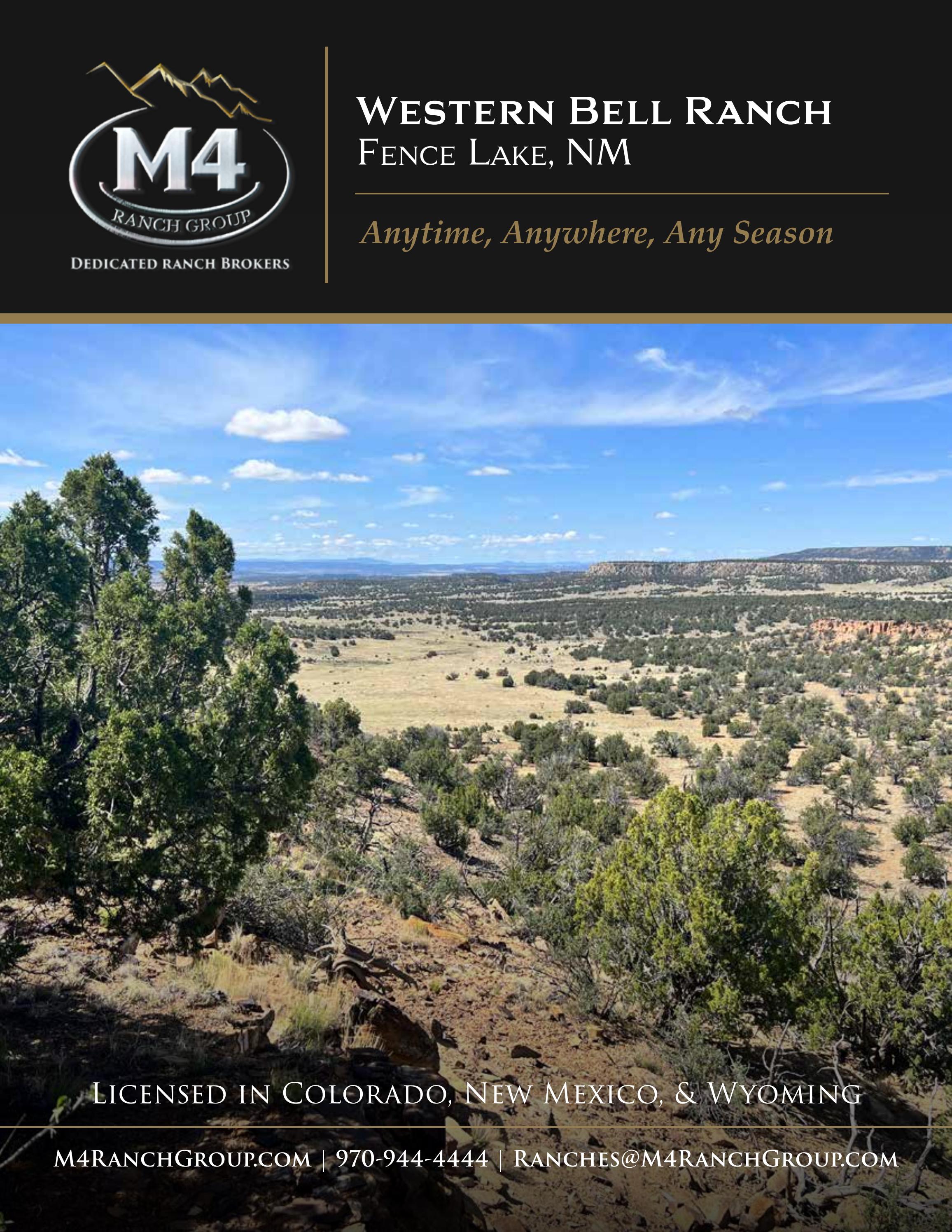 Western Bell Ranch - Fence Lake, New Mexico by M4 Ranch Group - Issuu