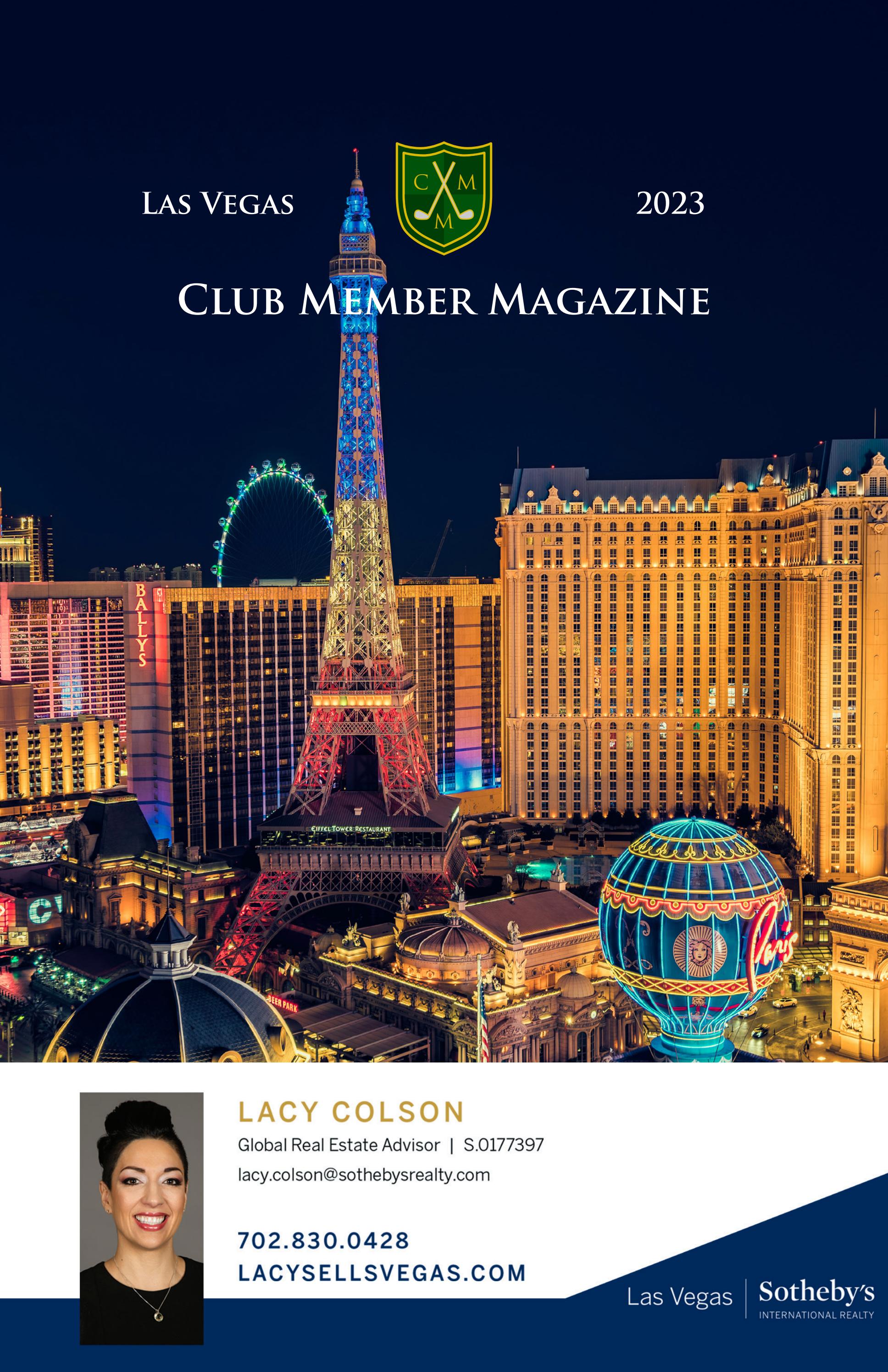 Las Vegas - Club Member Magazine by clubmembermagazine - Issuu