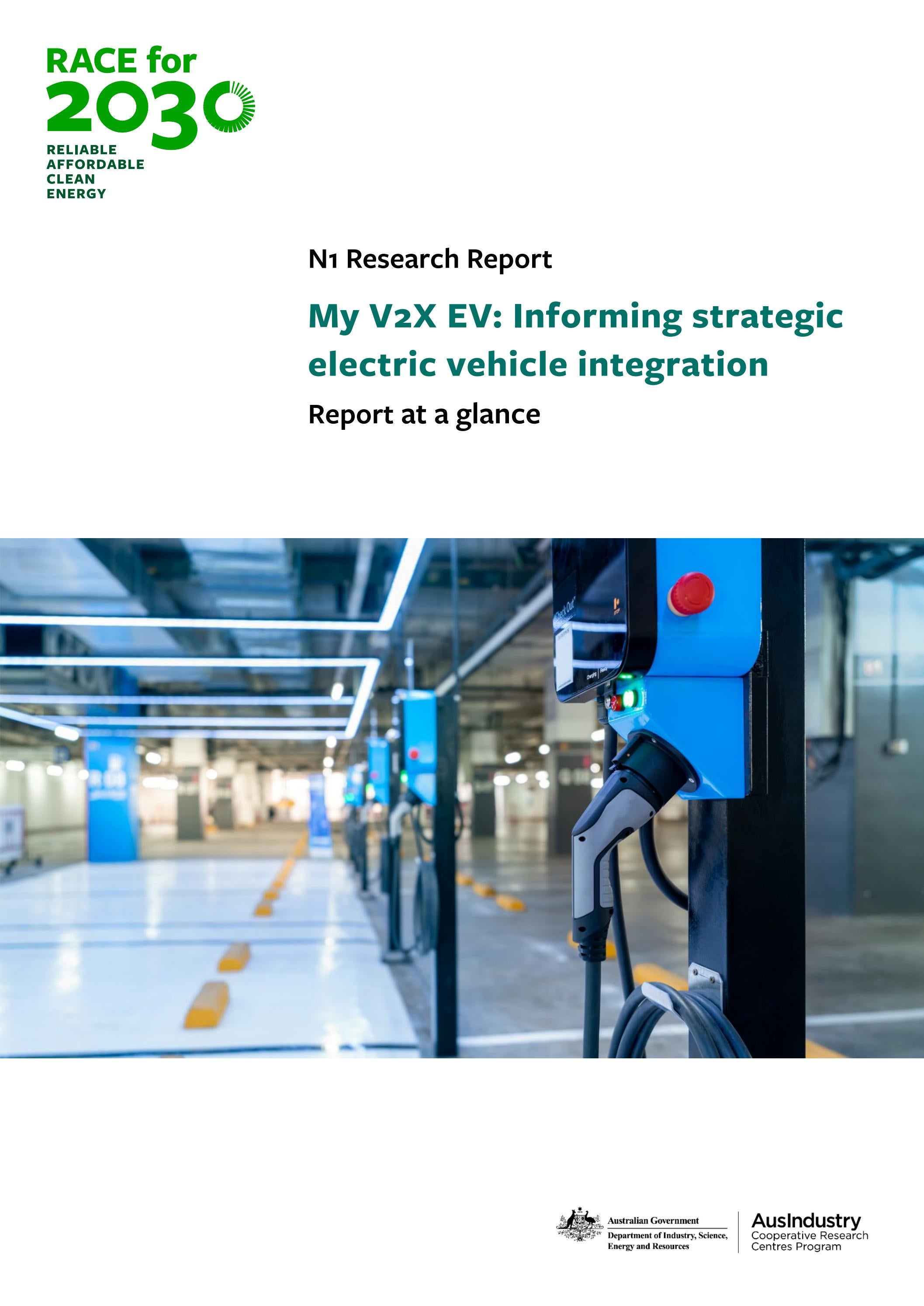 My V2X EV: Informing strategic electric vehicle integration. Report at ...