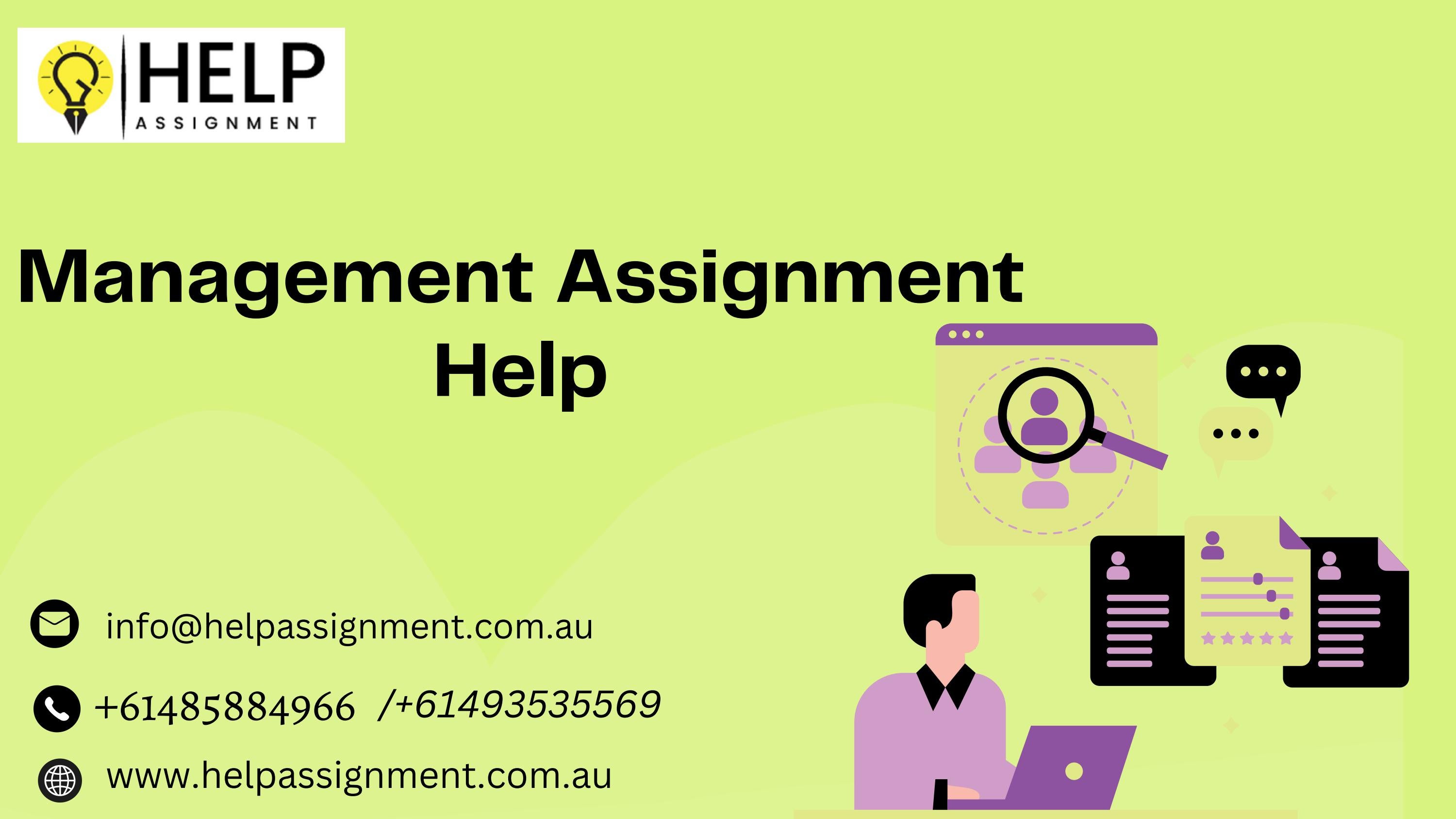 Management Assignment Help by Adrian Butler - Issuu