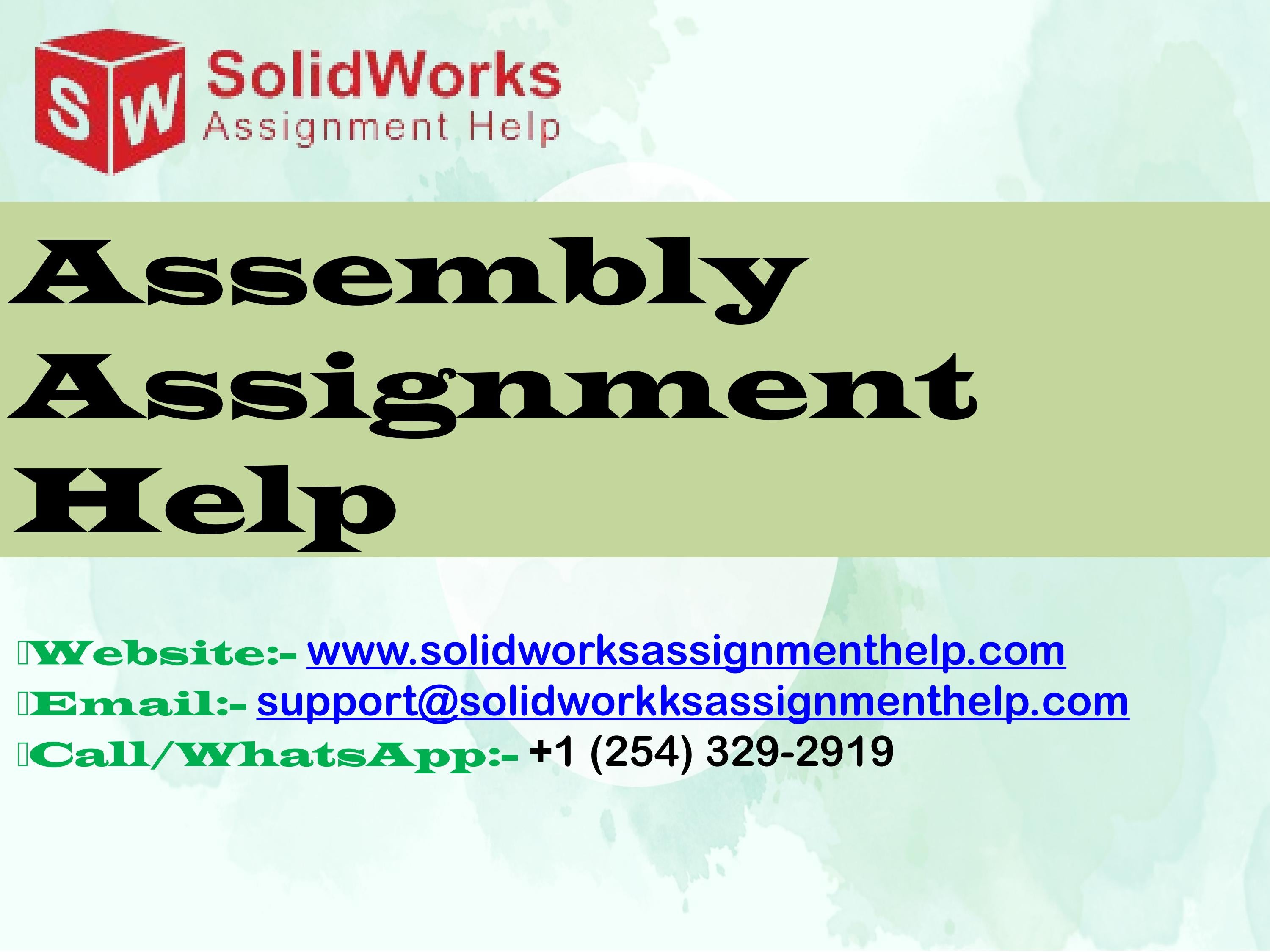 Uncover Genuine Reviews for SolidWorksAssignmentHelp.com by Solidwork Assignment Help - Issuu