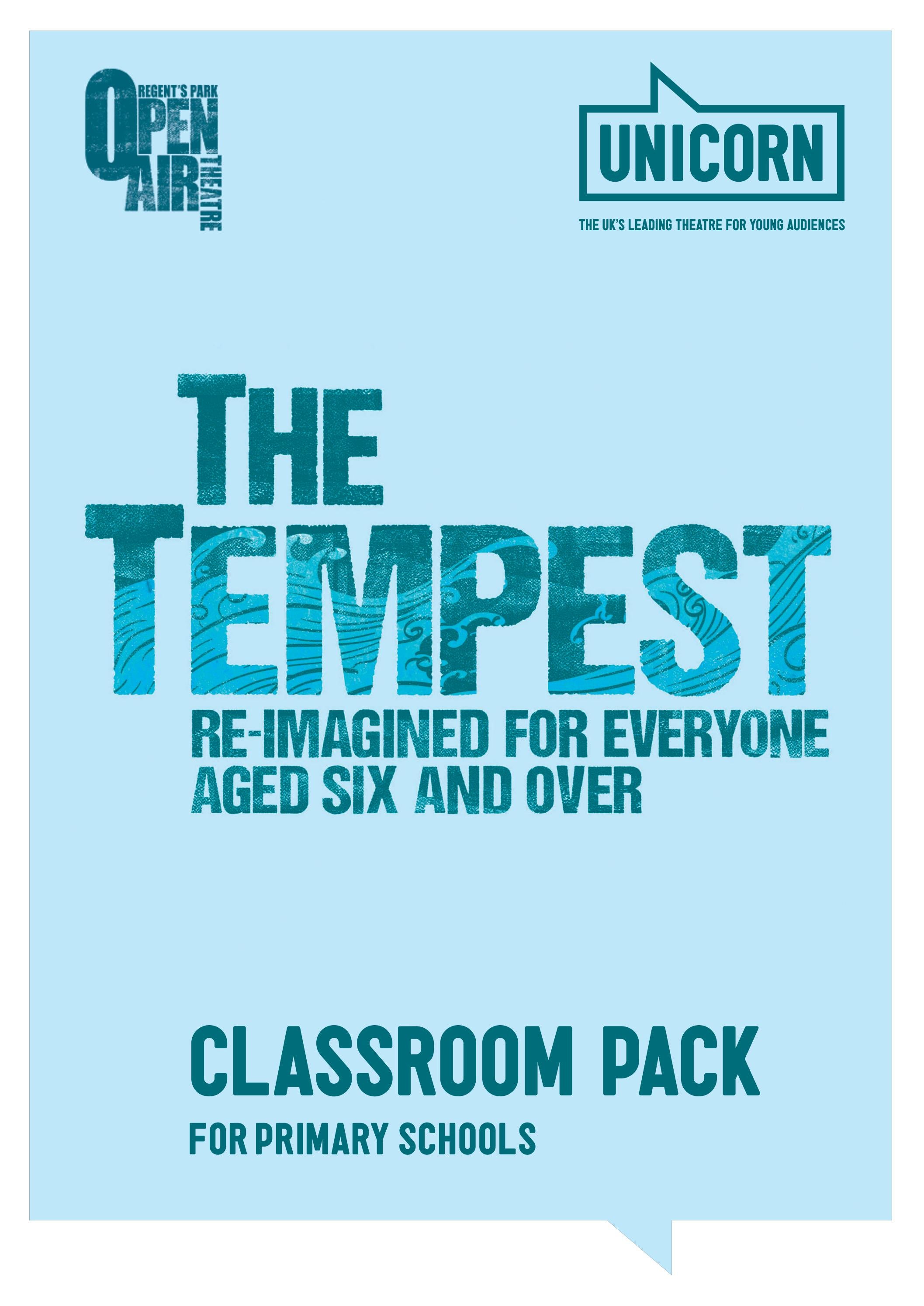 The Tempest Classroom Pack | For Primary Schools by Unicorn Theatre - Issuu