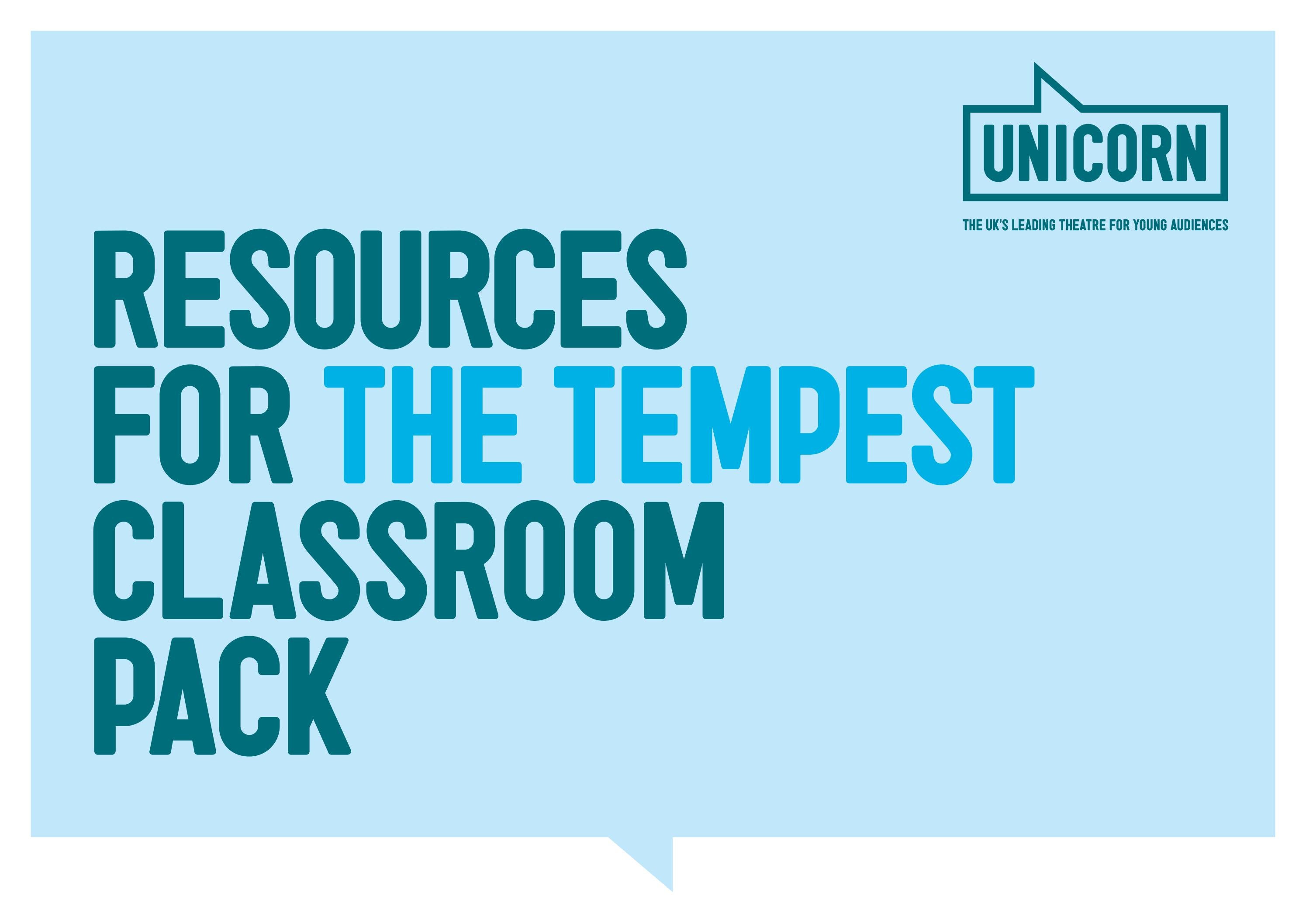 Resources for The Tempest Classroom Pack | For Primary Schools by ...