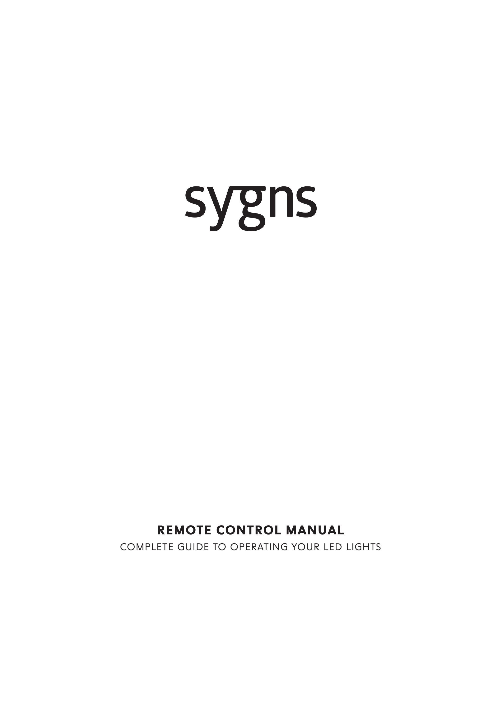 Remote control manual by Sygns - Issuu