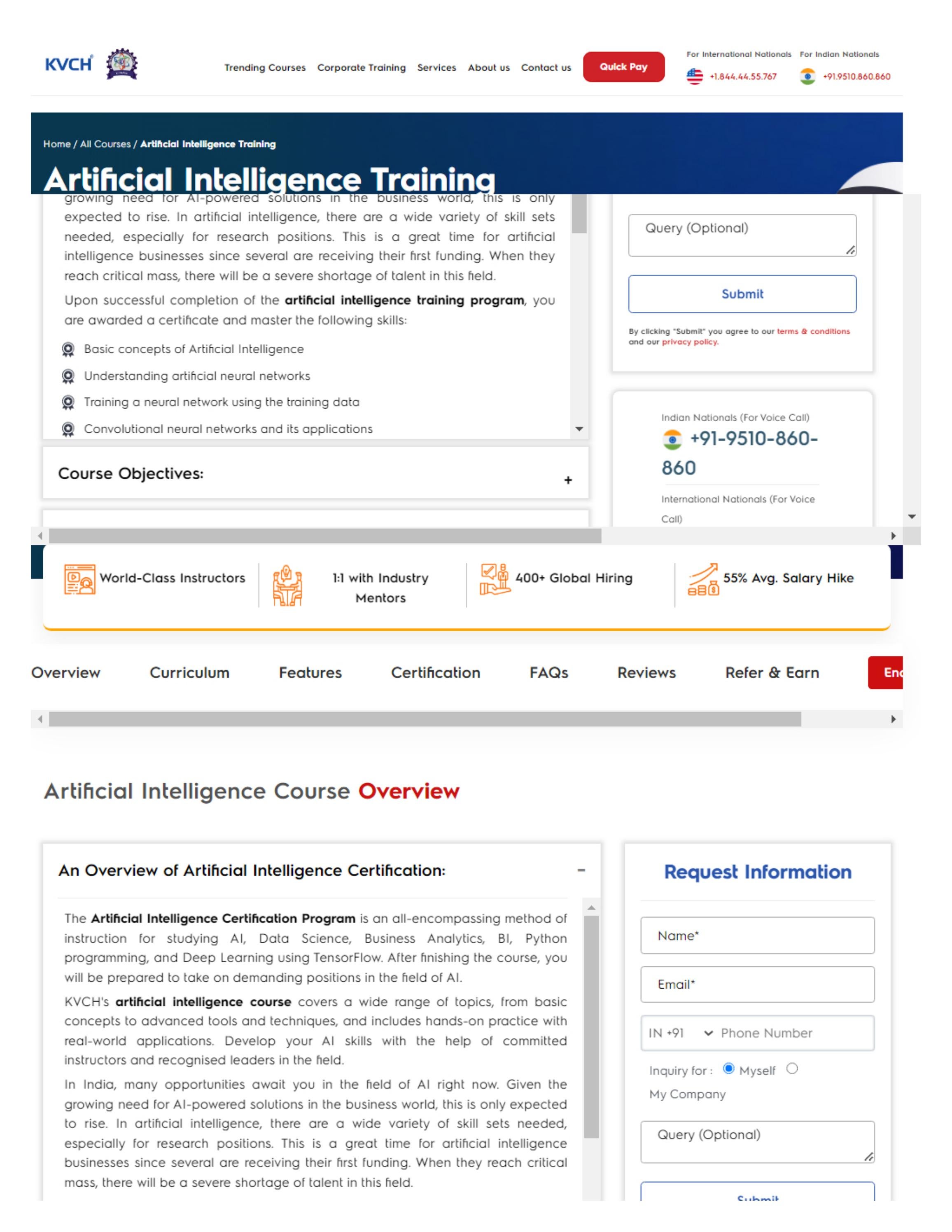 Artificial Intelligence Training Certification by KVCH - Issuu